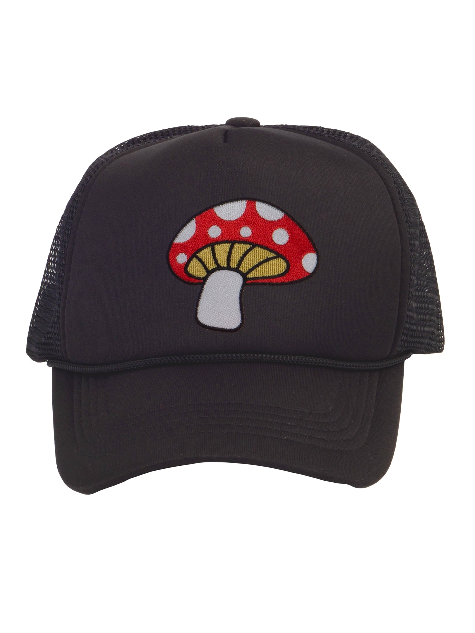 Top Headwear Men's Mushroom Hat - Enchanted Fungi Trucker Snapback Cap ...