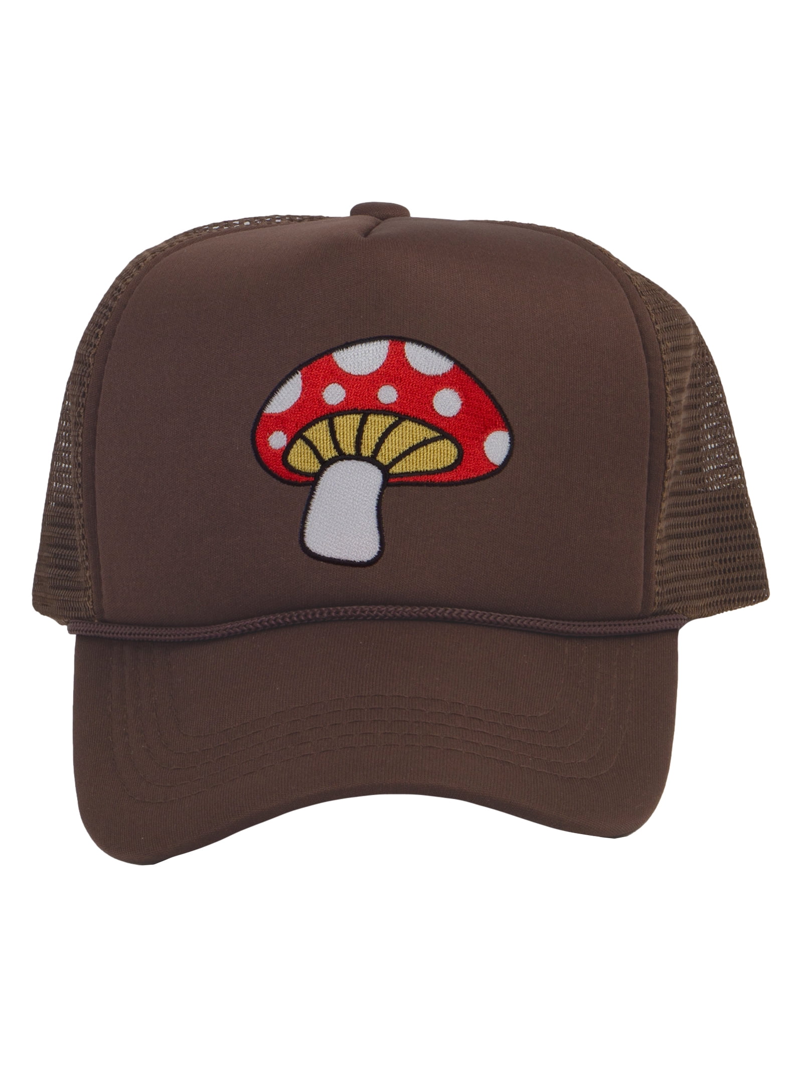 Top Headwear Men's Mushroom Hat - Enchanted Fungi Trucker Snapback Cap ...