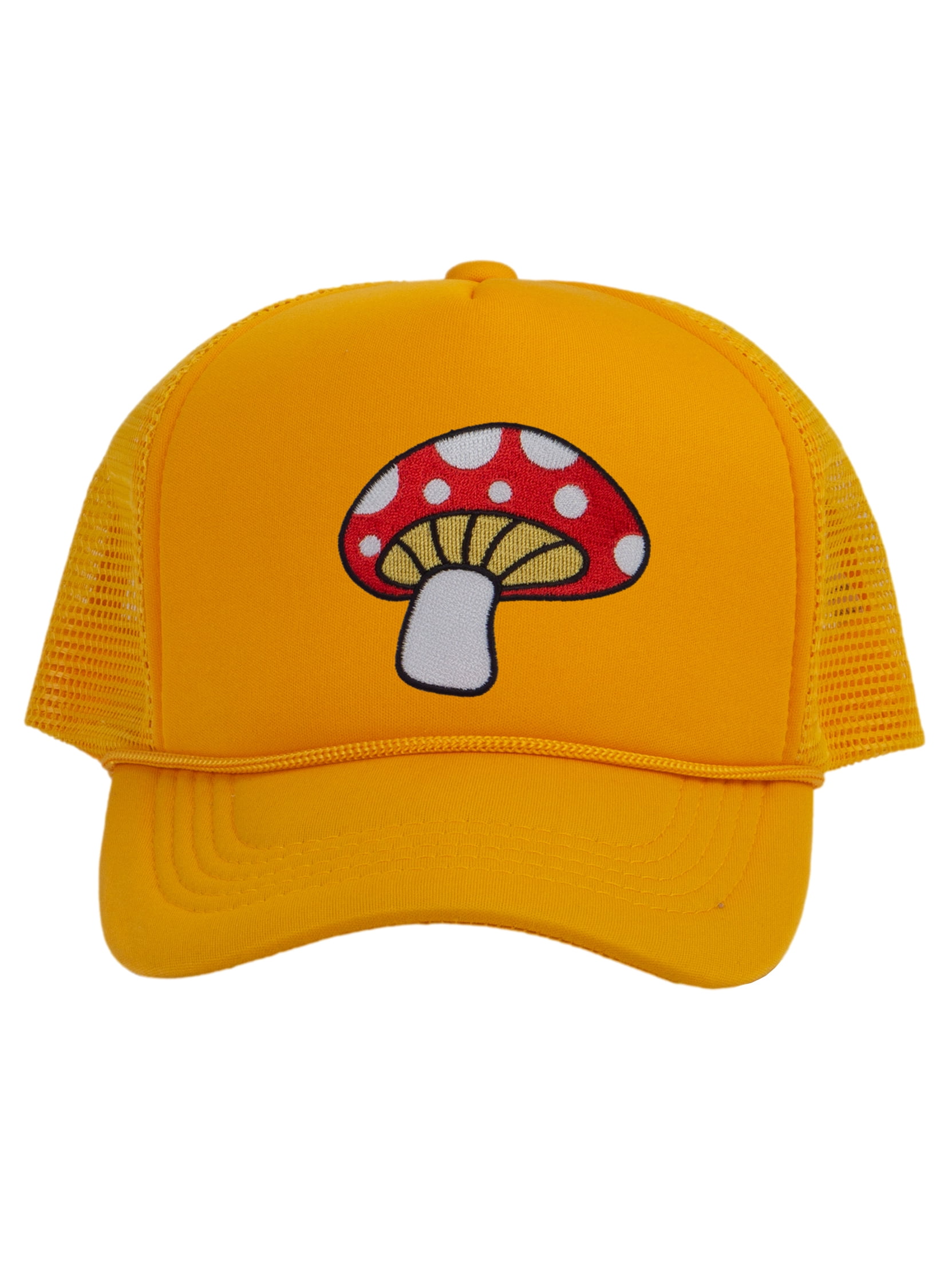 Top Headwear Men's Mushroom Hat - Enchanted Fungi Trucker Snapback Cap ...