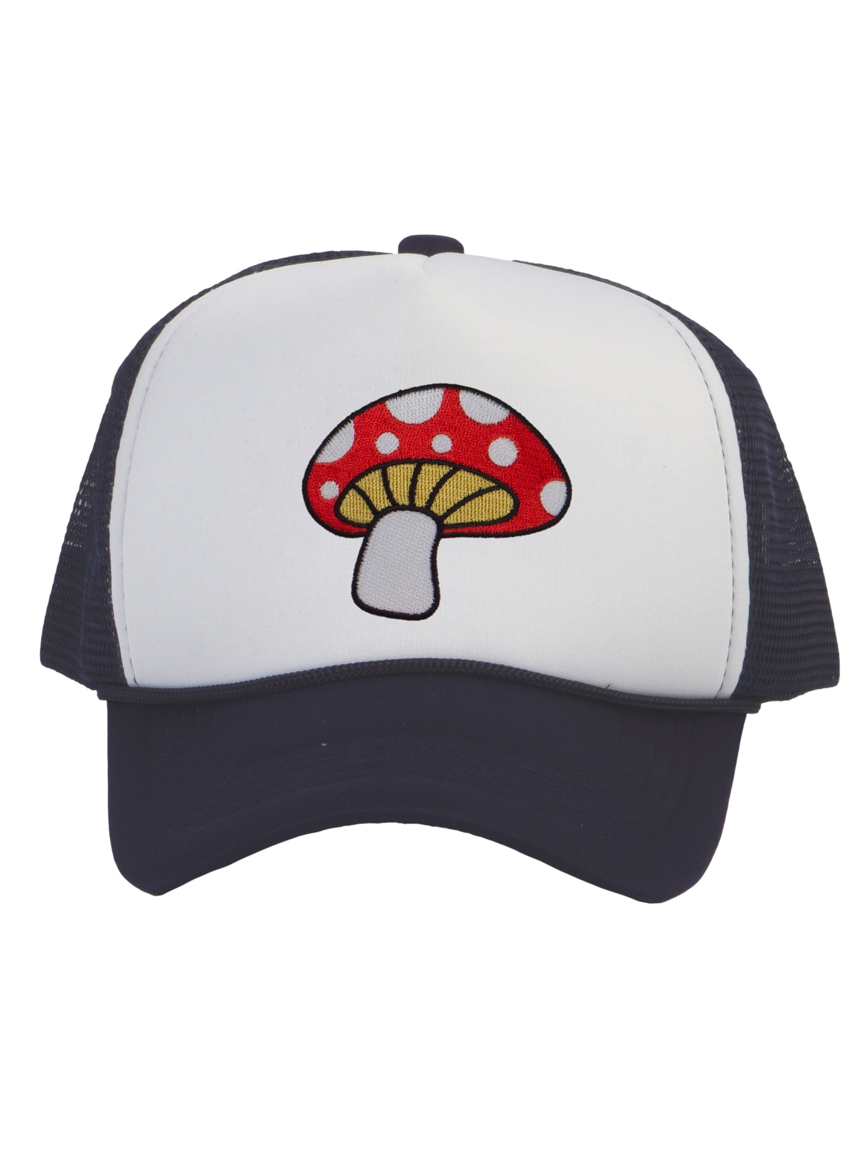 Top Headwear Men's Mushroom Hat - Enchanted Fungi Trucker Snapback Cap ...