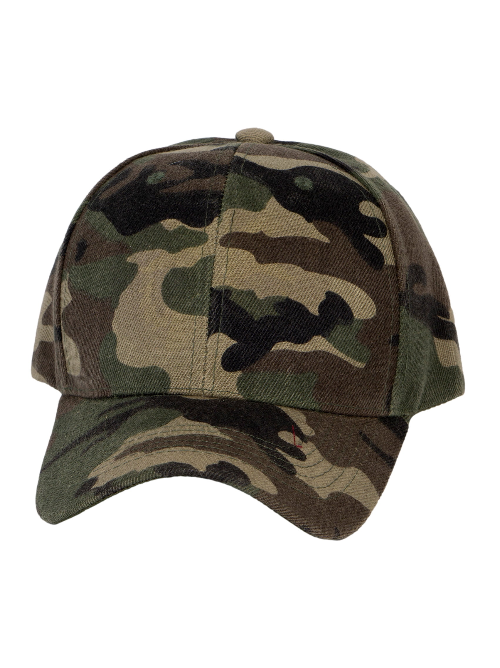 Top Headwear Men's Plain Baseball Cap - Adjustable Solid Color Ball Hat ...