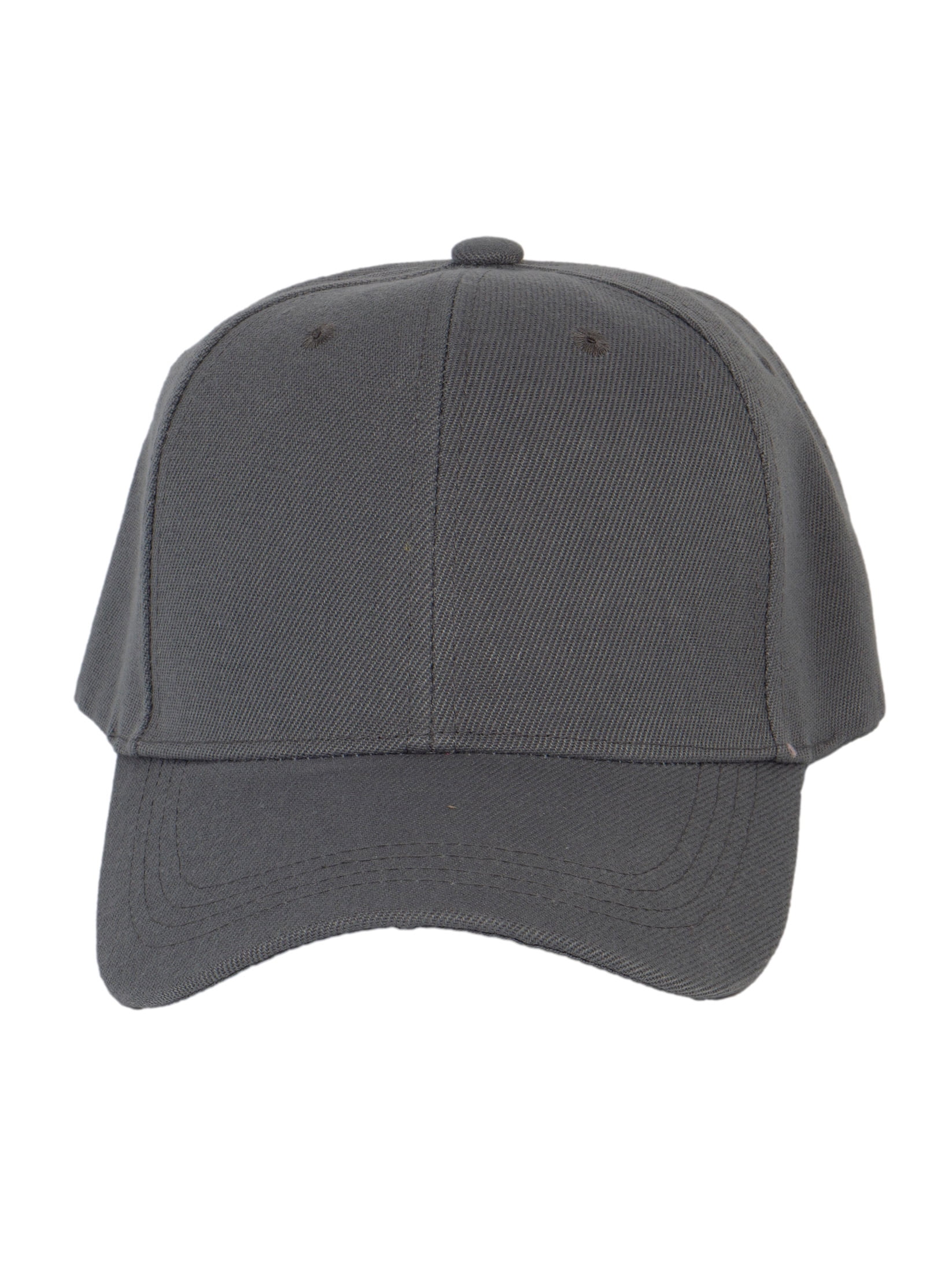 Top Headwear Men's Plain Baseball Cap - Adjustable Solid Color Ball Hat ...