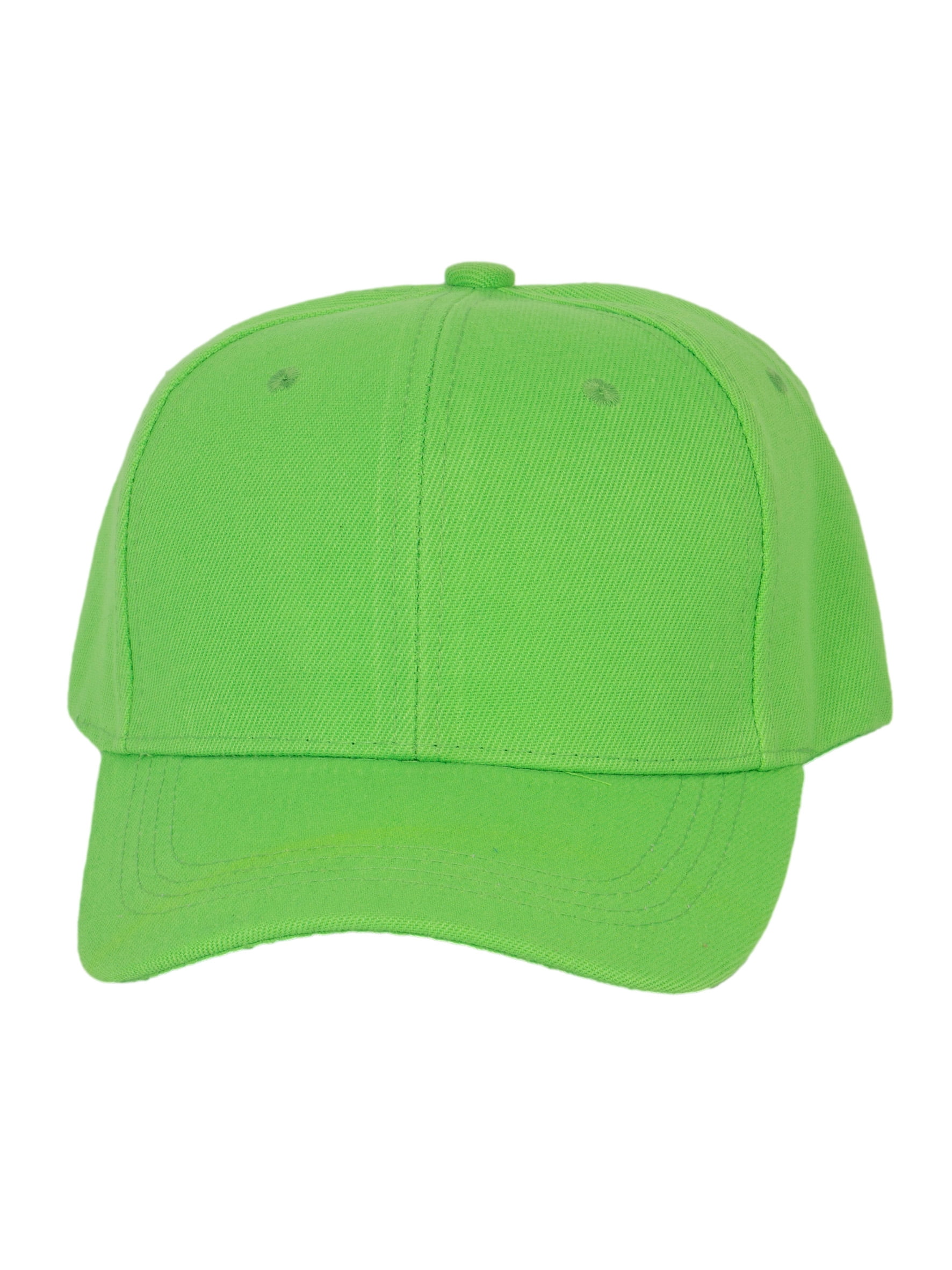 Top Headwear Men's Plain Baseball Cap - Adjustable Solid Color Ball Hat ...