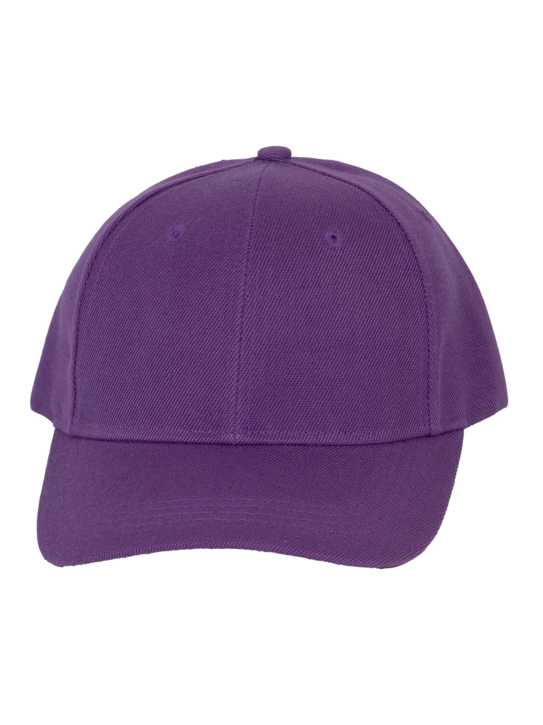 Top Headwear Men's Plain Baseball Cap - Adjustable Solid Color Ball Hat ...