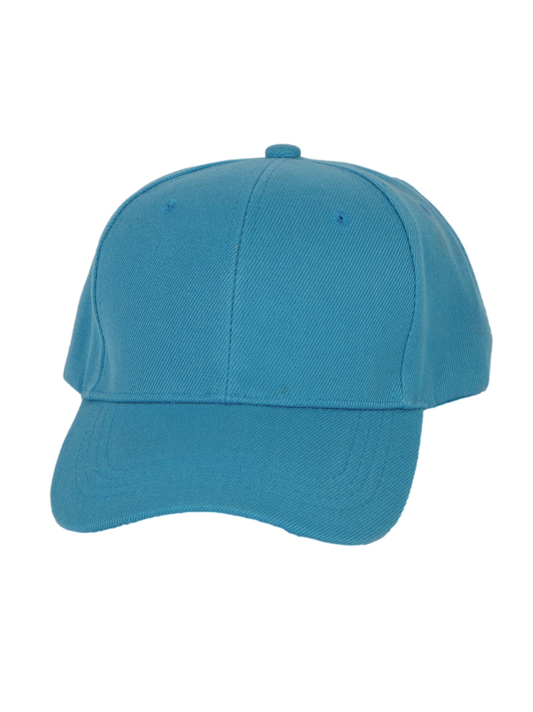Top Headwear Men's Plain Baseball Cap - Adjustable Solid Color Ball Hat ...