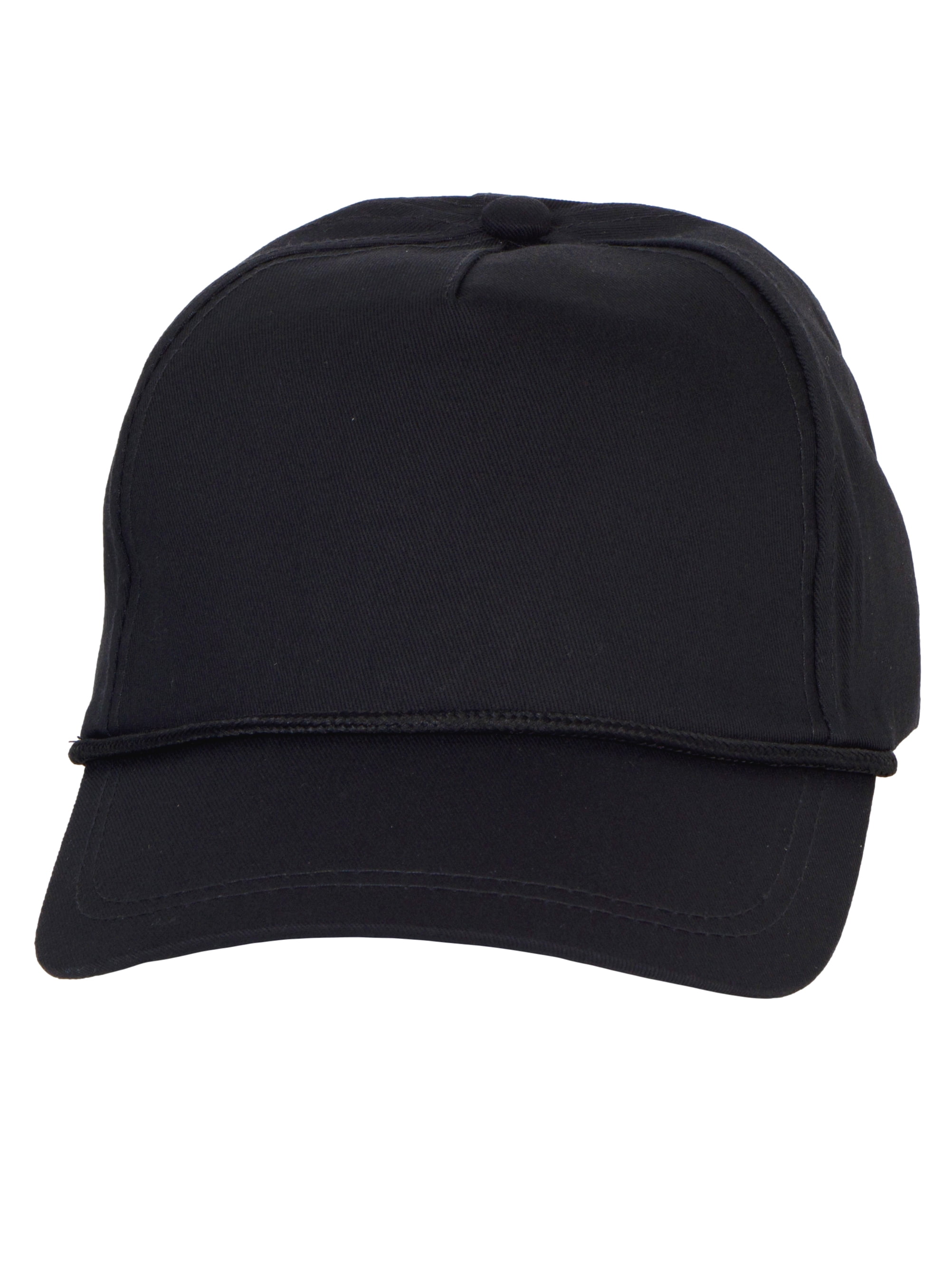 Top Headwear Men's Snapback Rope Hat - 5 Panel Retro Classic Cap, Black ...