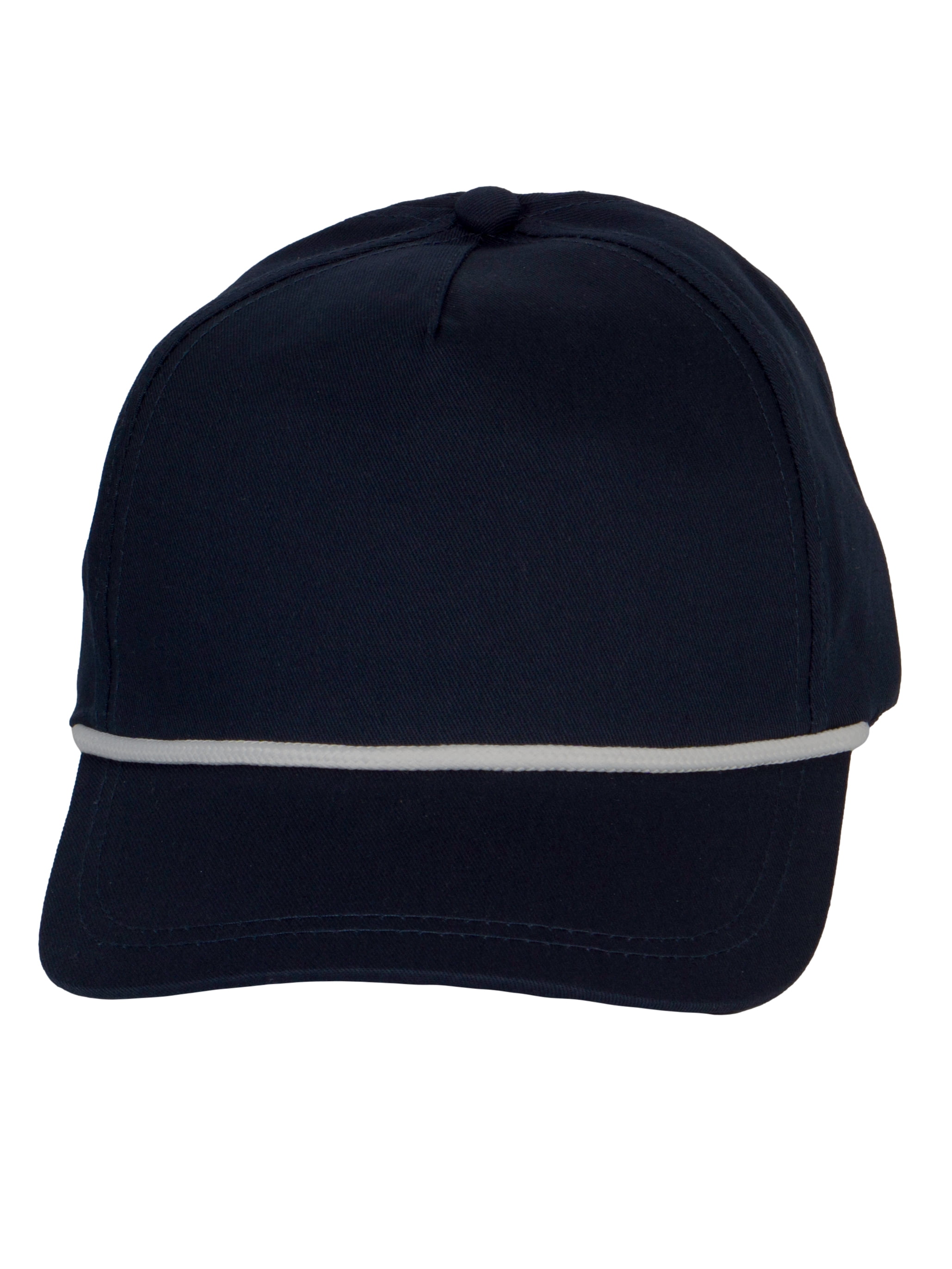 Top Headwear Men's Snapback Rope Hat - 5 Panel Retro Classic Cap, Navy ...