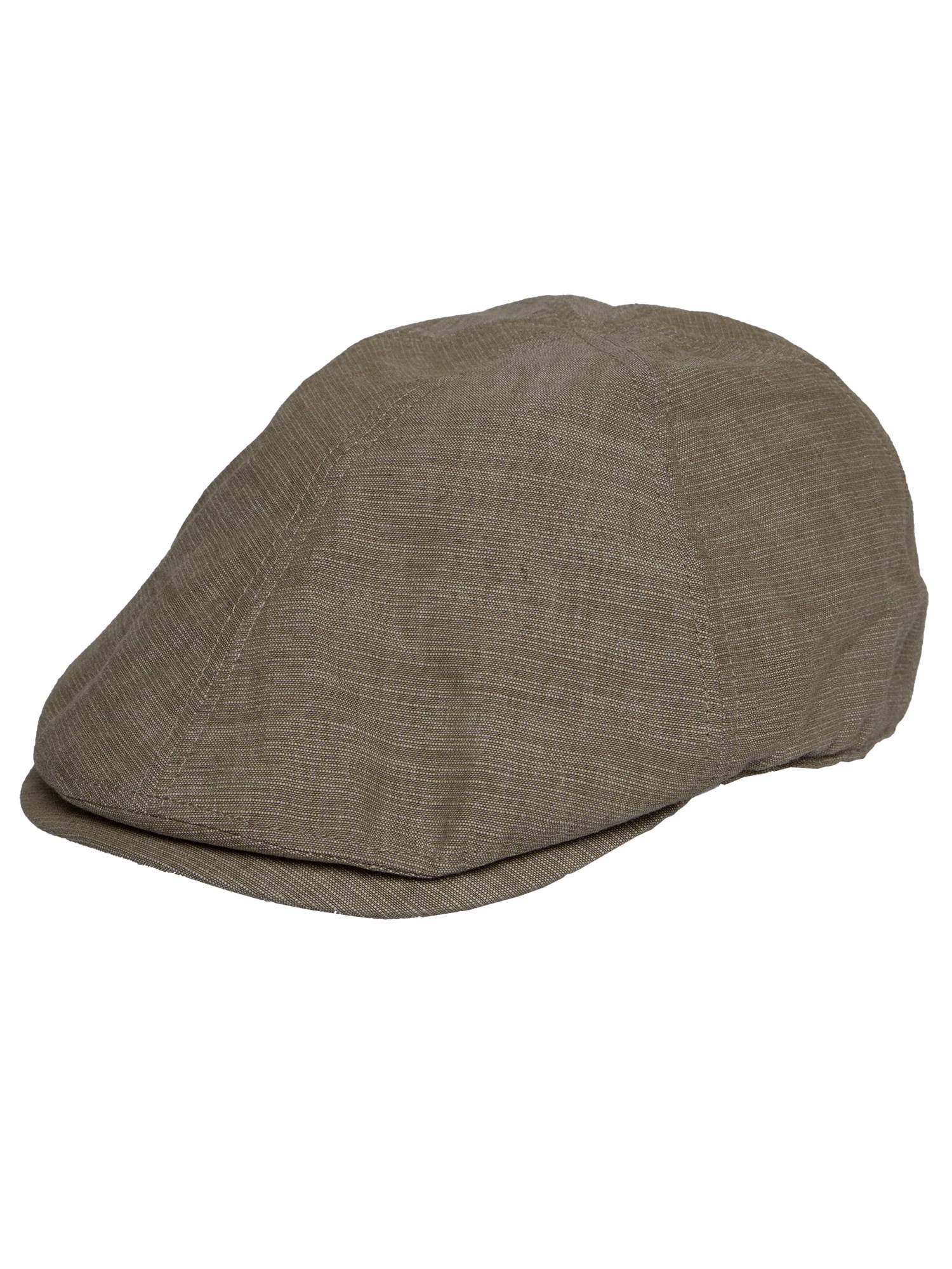 Top Headwear Mens Linen Ivy Cap - Summer Newsboy Flat Hat, Olive M/L ...