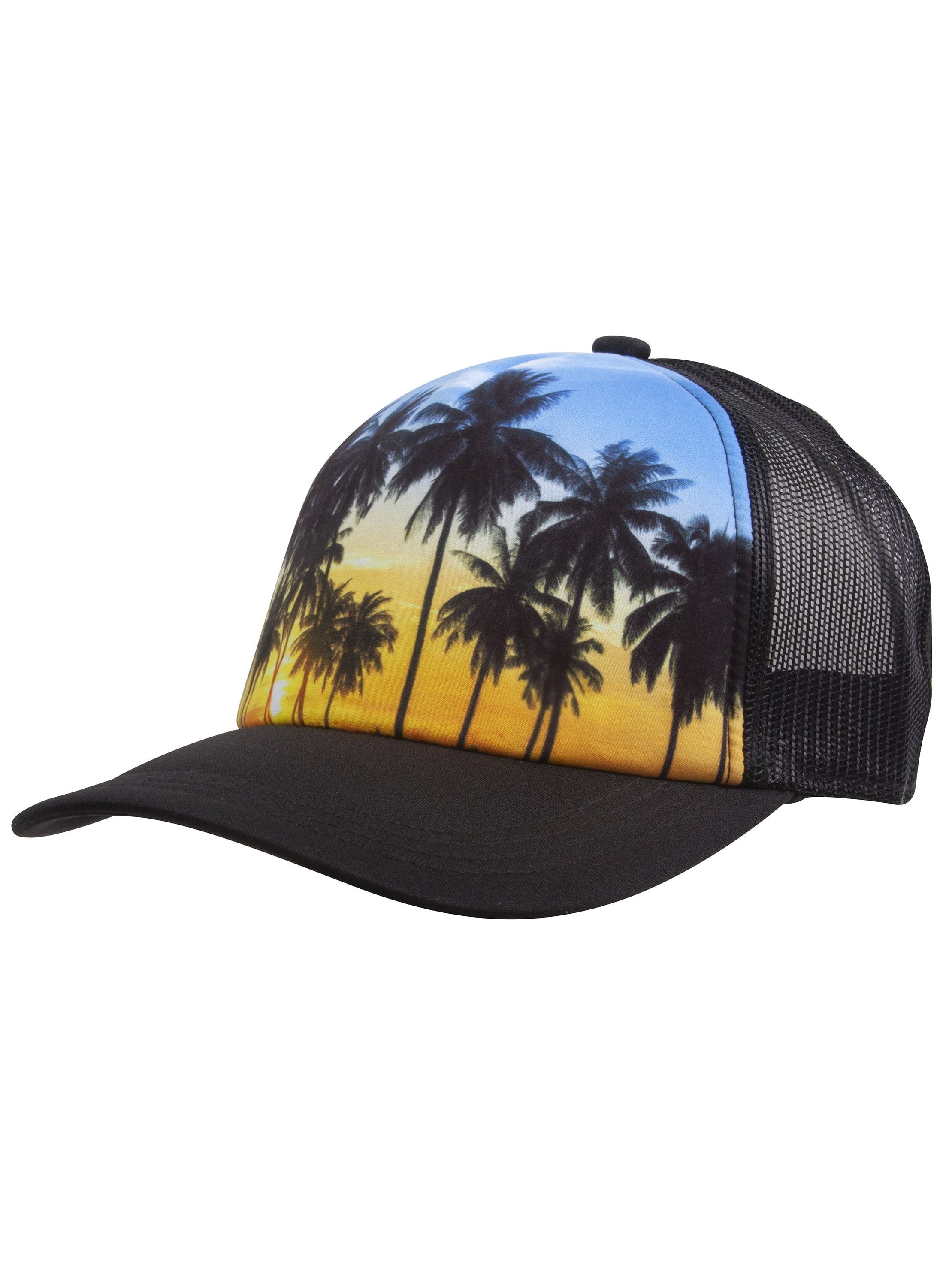 Top Headwear Mens Sublimated Trucker Hat - Photo Real Snapback Cap ...