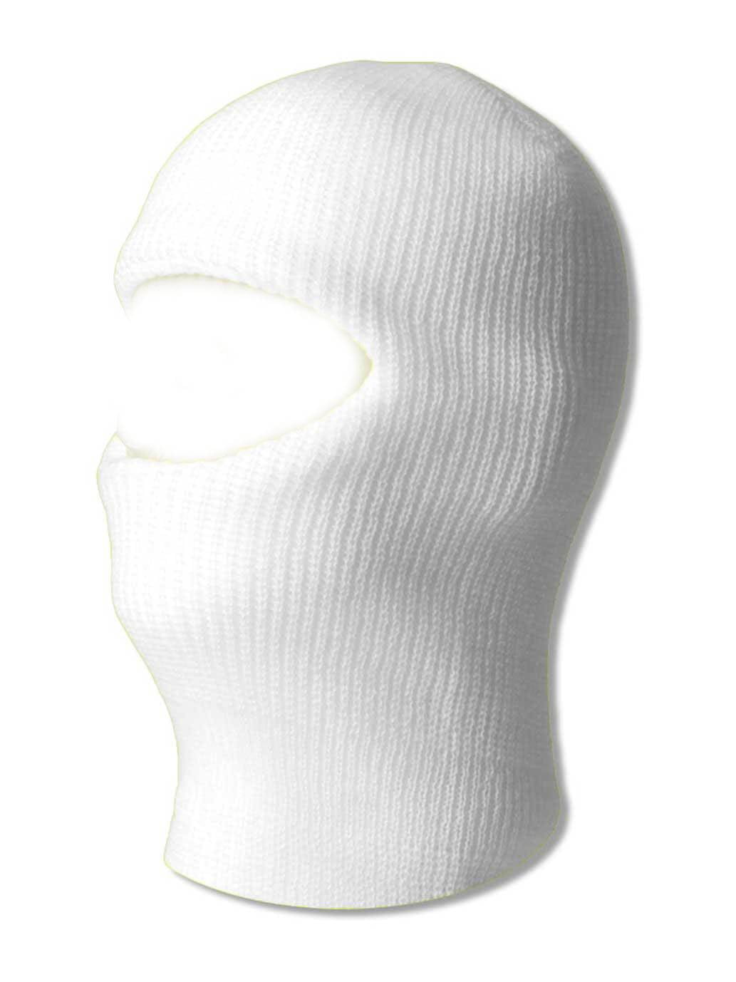 Top Headwear One 1 Hole Ski Mask - White - Walmart.com