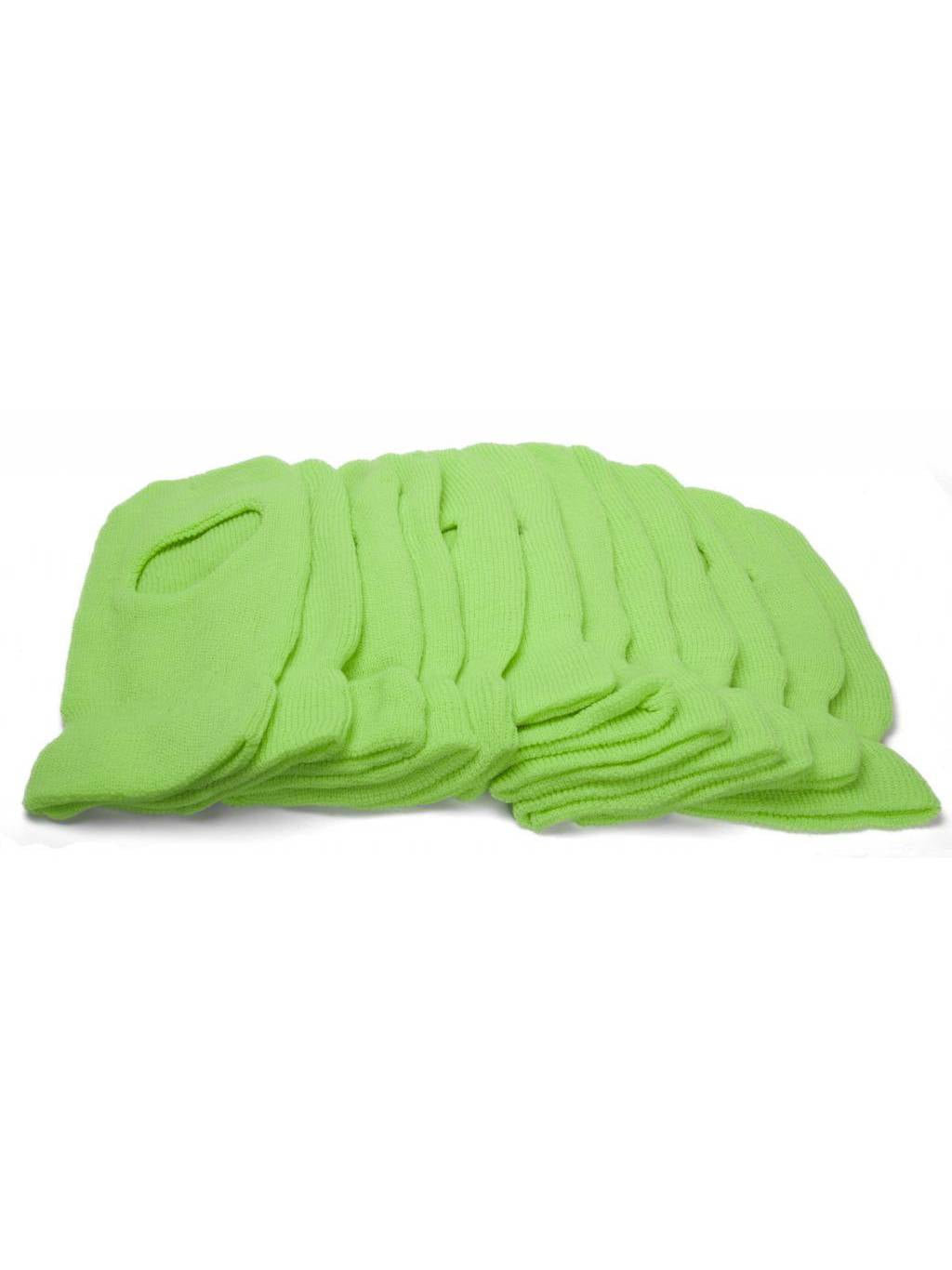 Top Headwear One-Hole Ski Mask - 12 Pack - Neon Green - Walmart.com