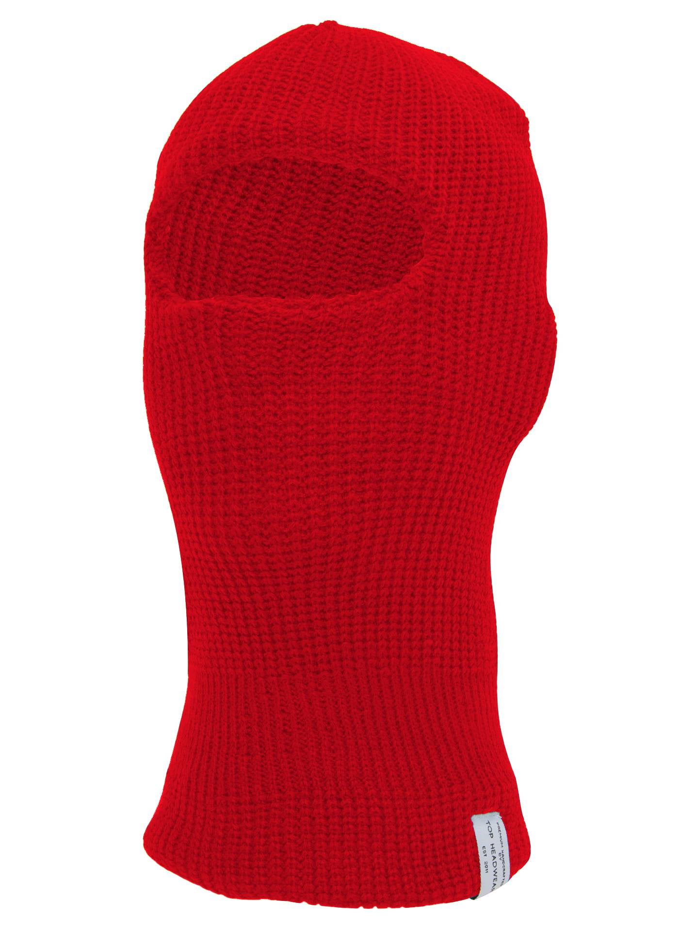 Top Headwear One Hole Ski Mask - Deep Red - Walmart Business Supplies