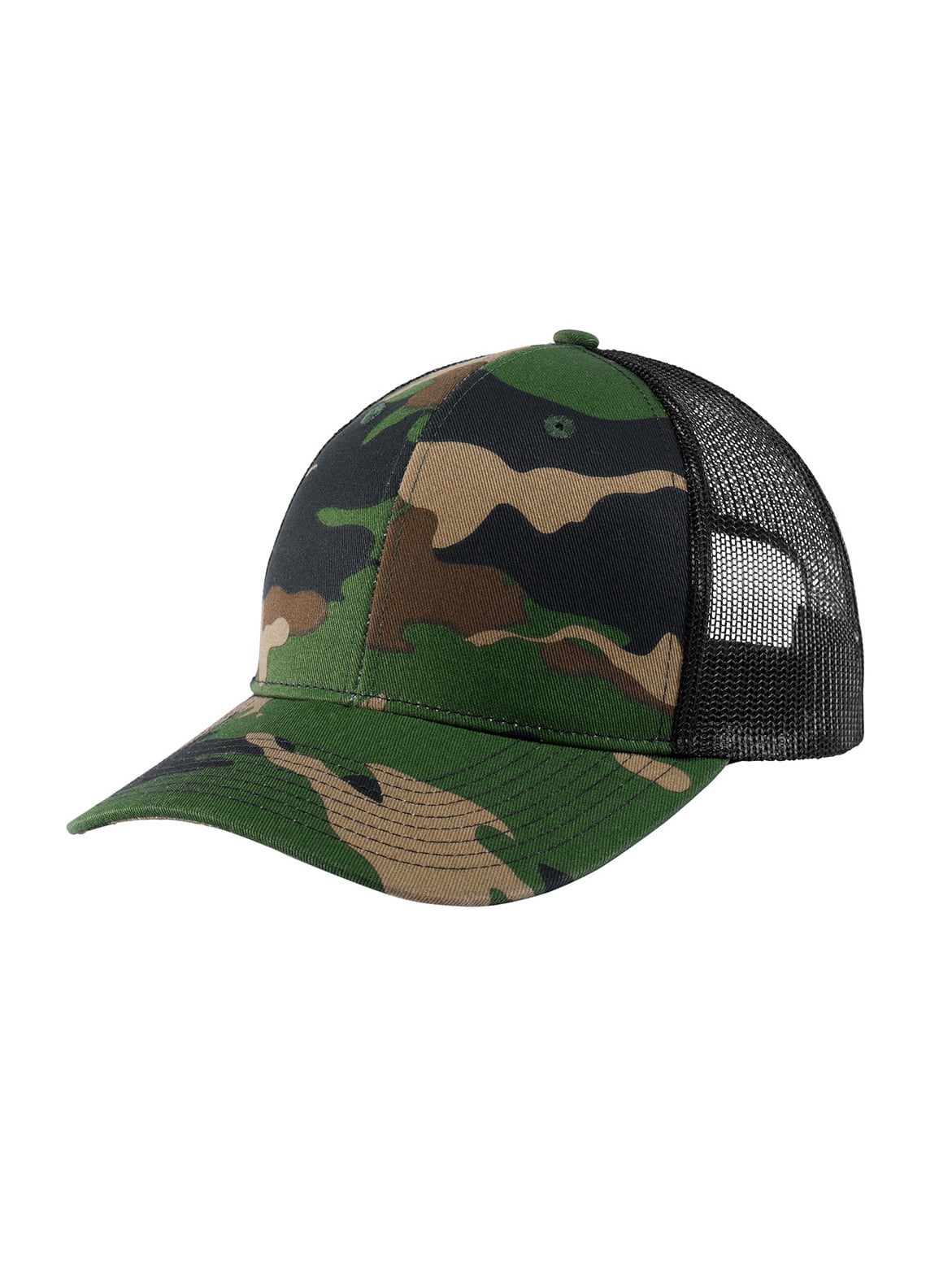 Top Headwear Snapback Trucker Cap - Woodland Camo/Black - Walmart.com