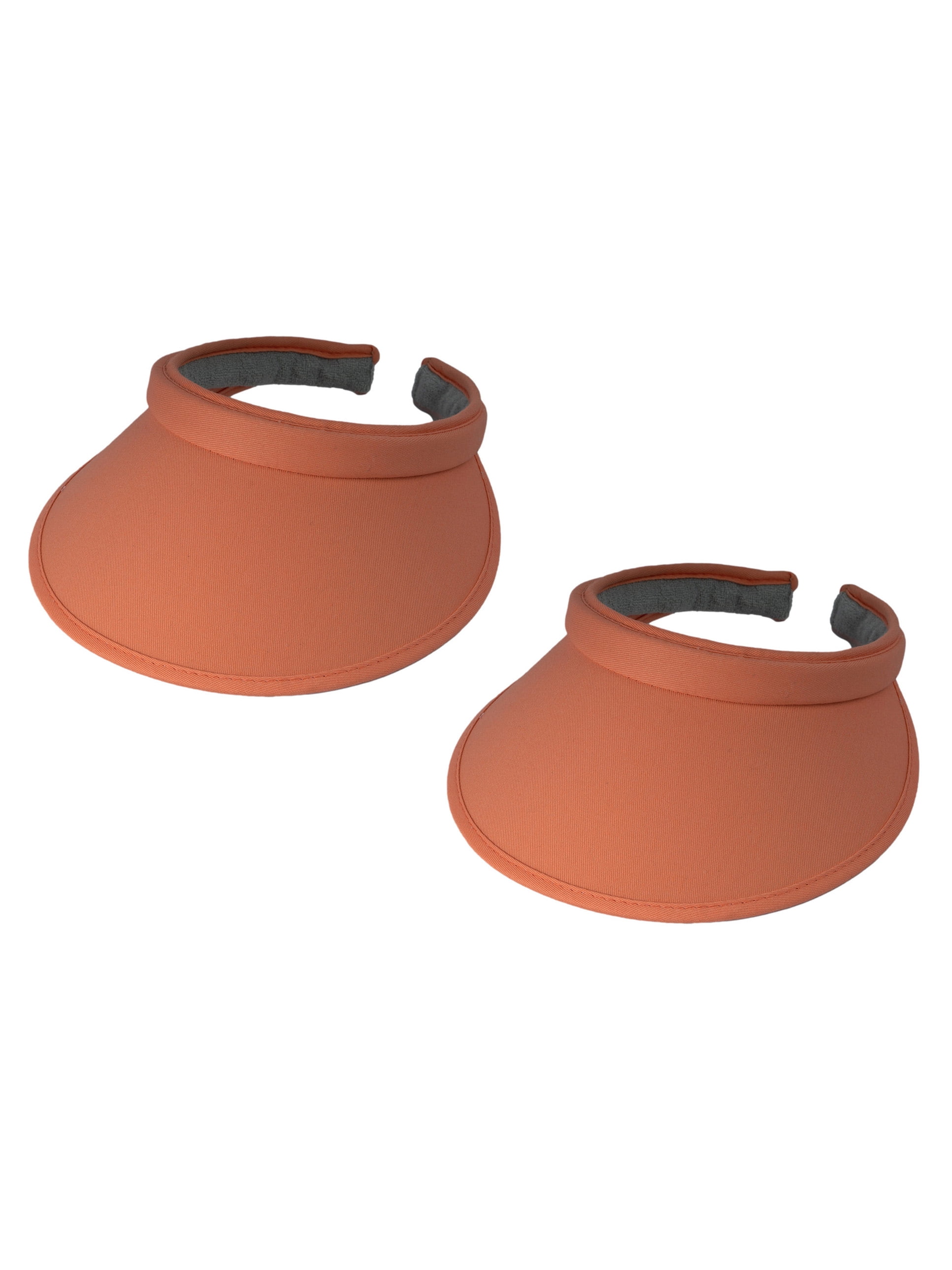 Top Headwear Sports Cotton Twill Clip-On Tennis Golf Sun Visor 3.5 Inch ...