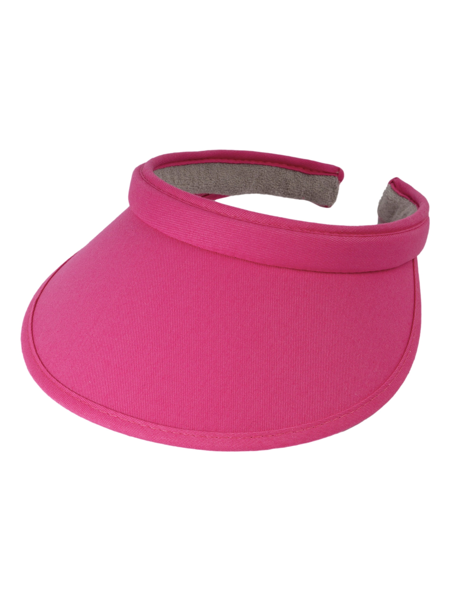 Top Headwear Sports Cotton Twill Clip-On Visor 3.5 Inch Wide Brim ...