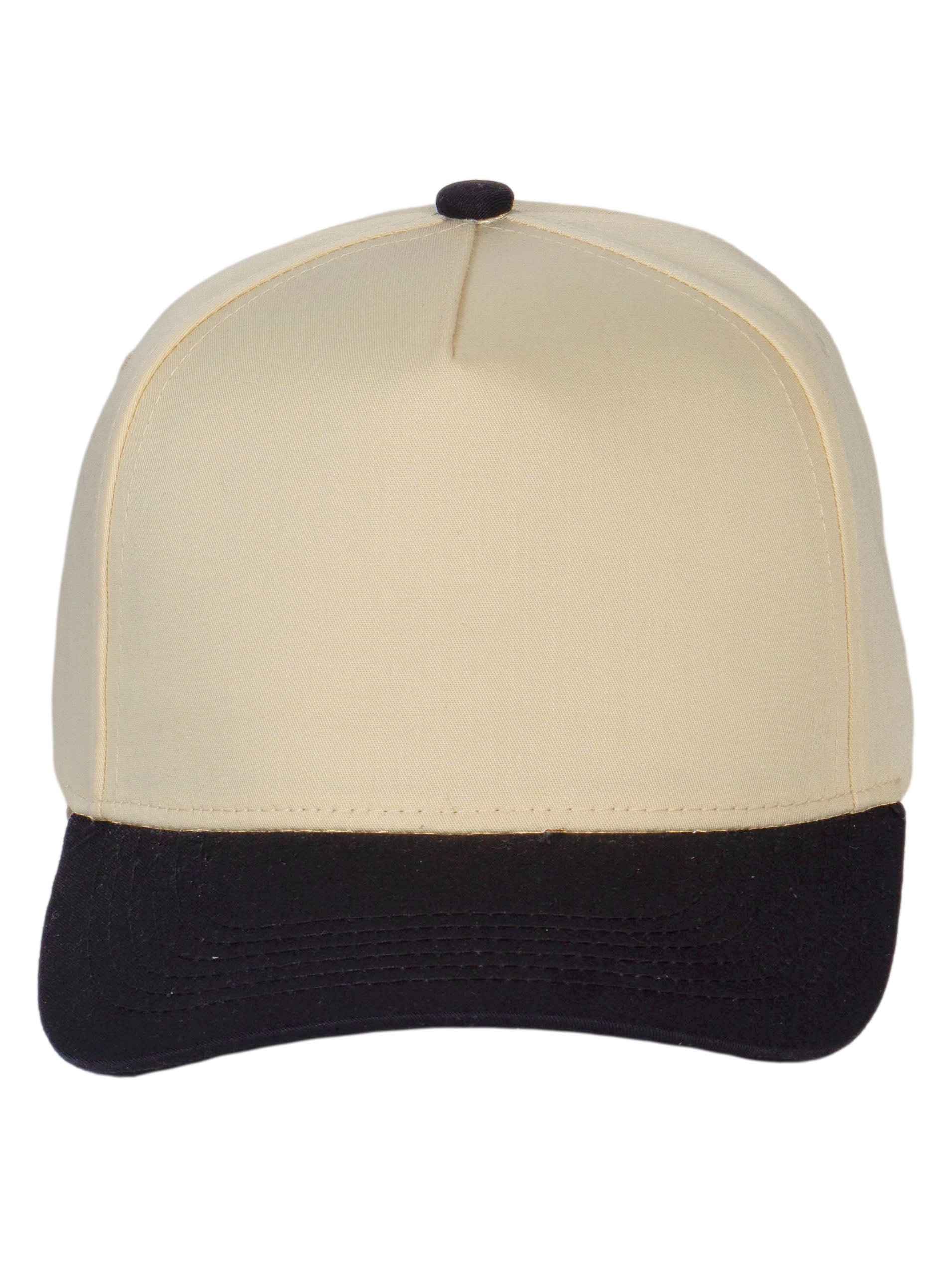 Top Headwear Throwback Heritage Snapback Hat - Two Tone Legacy Collection Baseball Cap, Black ...