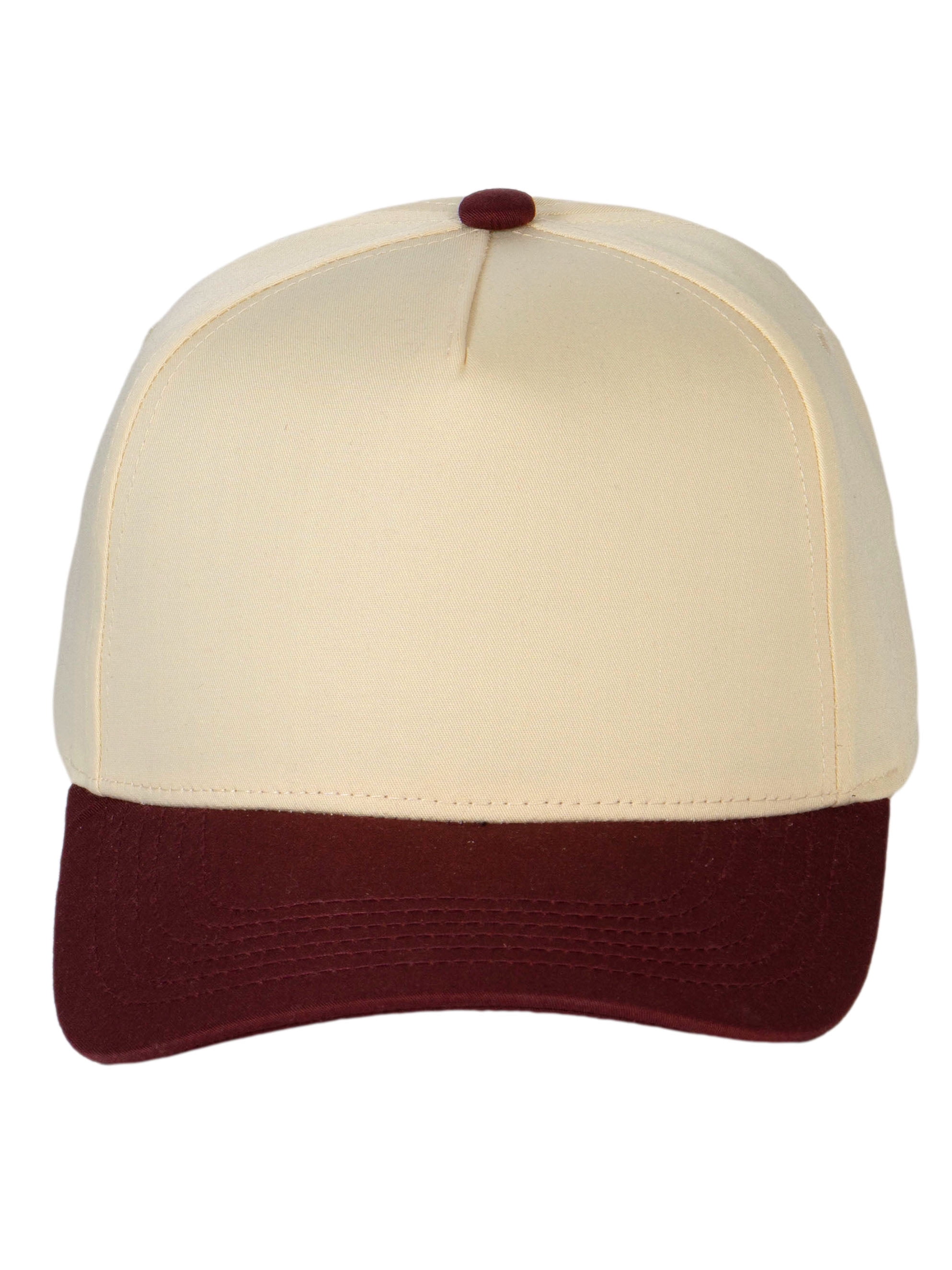 Top Headwear Throwback Heritage Snapback Hat - Two Tone Legacy Collection Baseball Cap, Burgundy ...