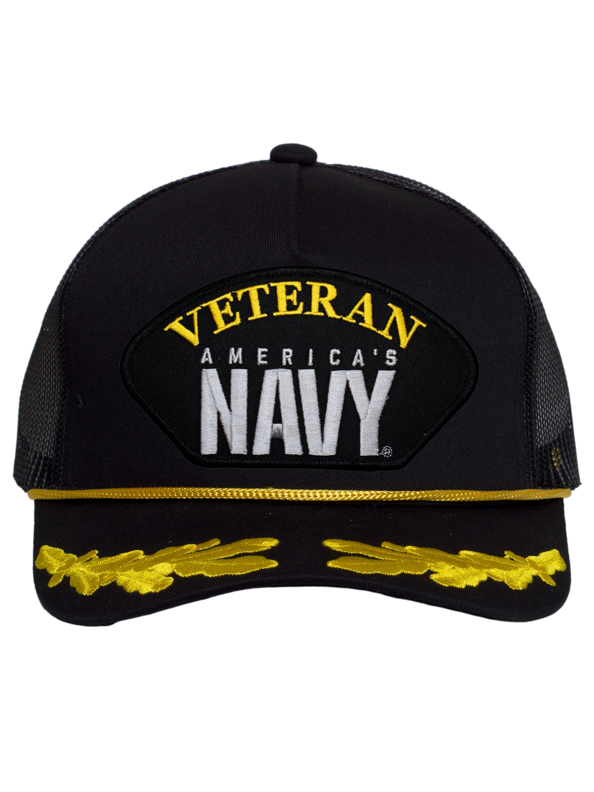 Top Headwear US Navy Captain Trucker Hat - Military Pride Cap, America ...