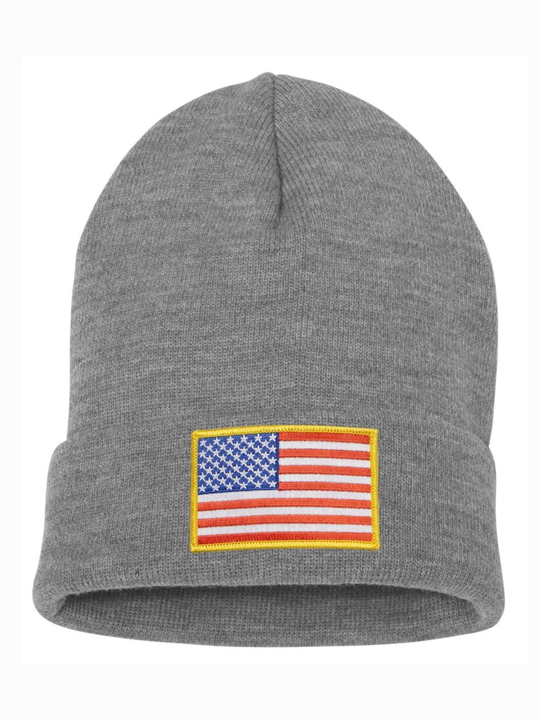 Top Headwear USA Flag Beanie - Men's Womens America Patriotic Long ...