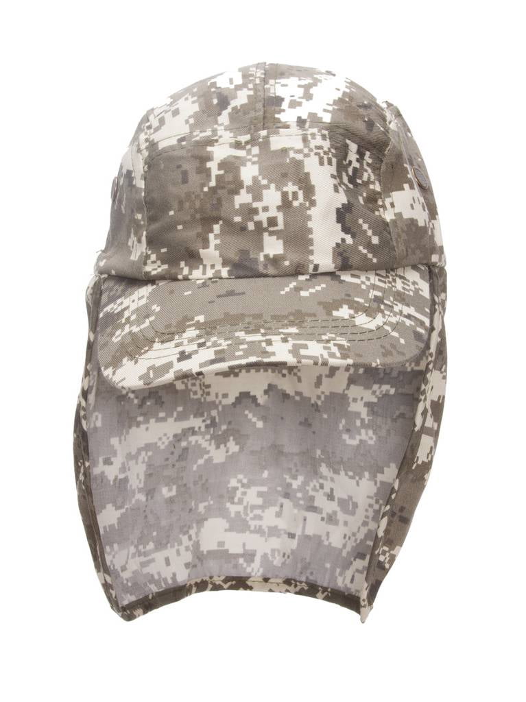 Top Headwear Vacation Flap Hat w/ Full Neck Cover - Digital Desert Camo ...