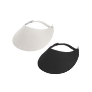 Premium Adjustable Solar Headband Sun Visor - UV Protection, Black ...