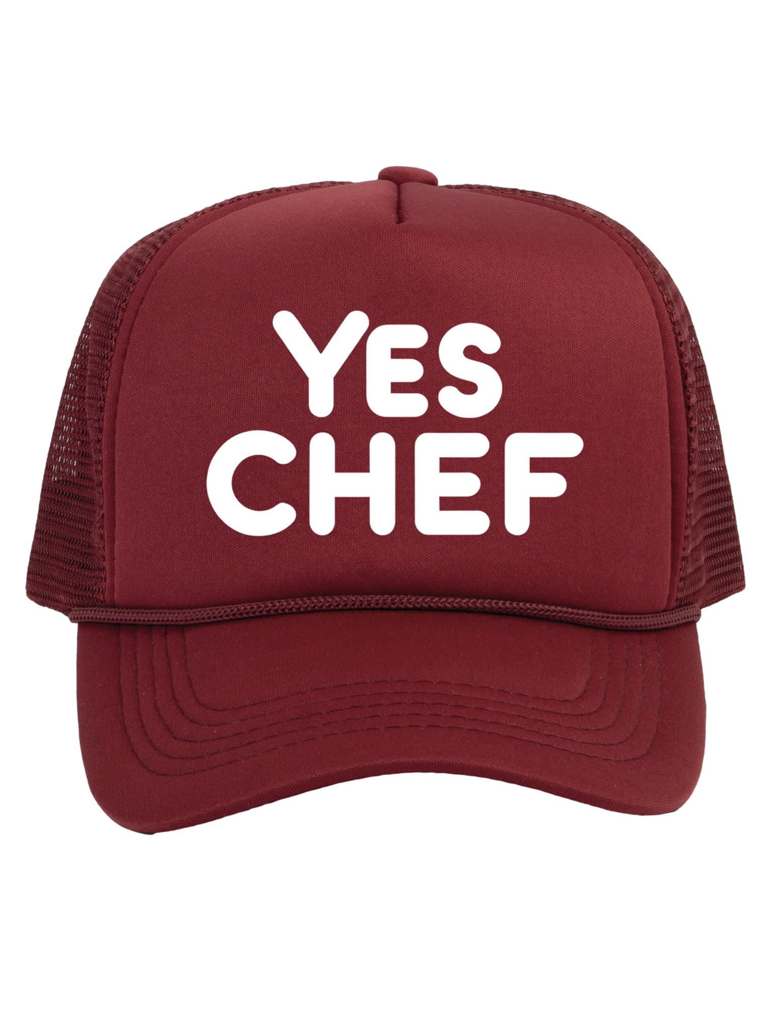 Top Headwear Yes Chef Hat - Snapback Trucker Hat For Men Wine - Walmart.com