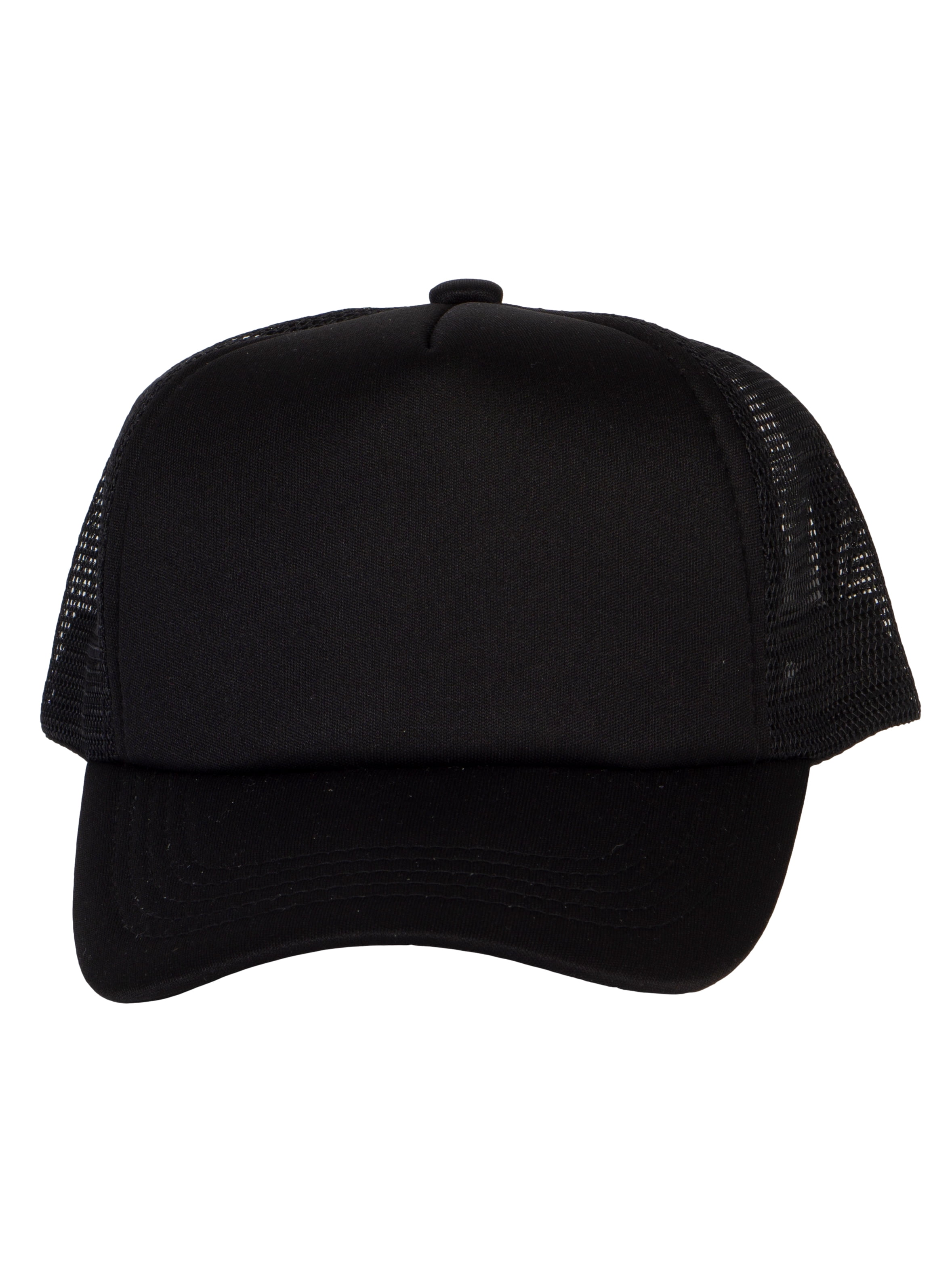 Youth Girls Boys Trucker Cap - Snapback Kids Baseball Hat Black ...