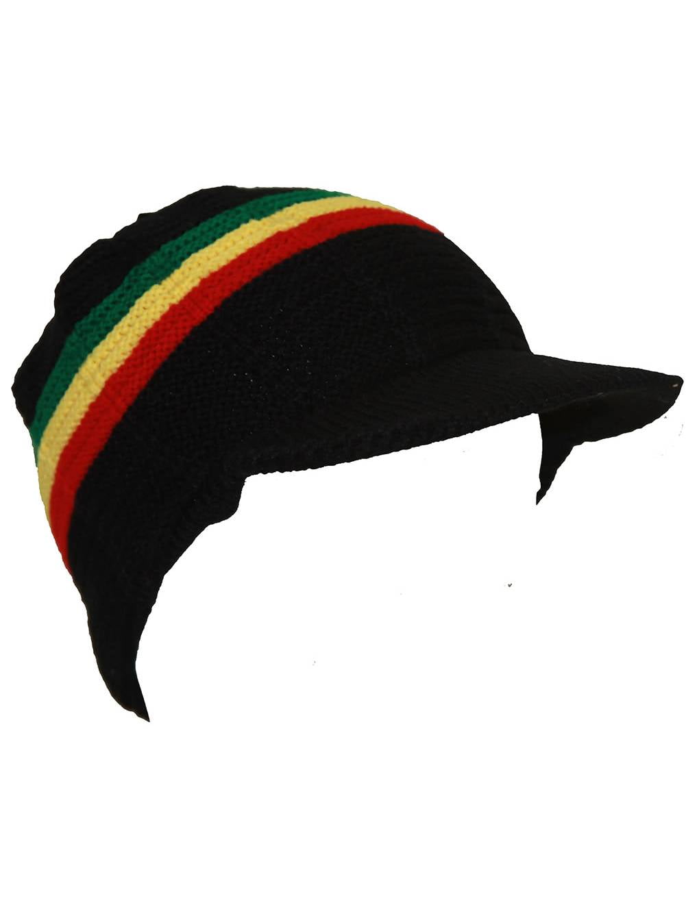 Top Headwear's Cuffless Winter Beanie w/ Visor Brim SMALL/MEDIUM ...