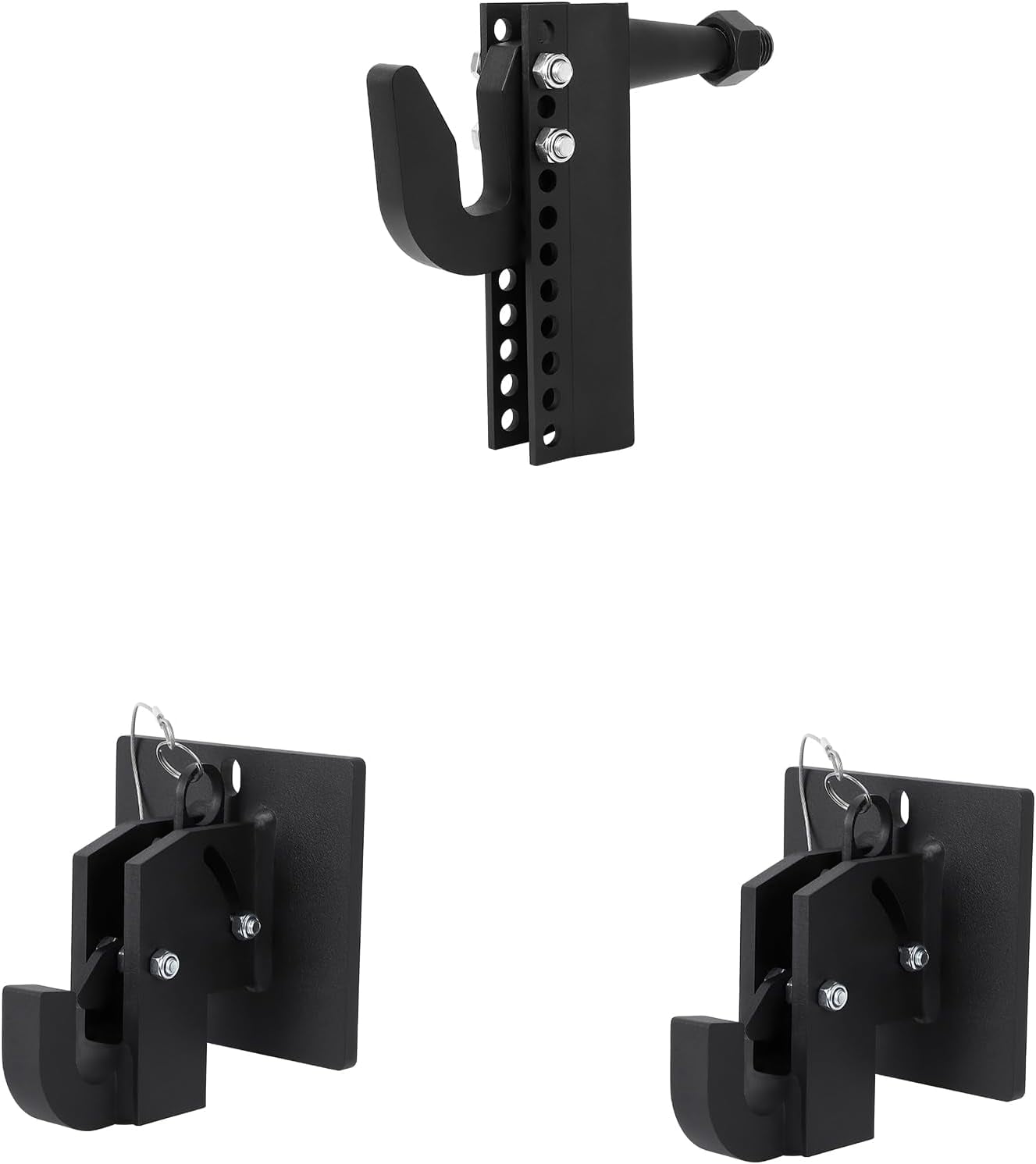 Top Hook and 2PCS Tractor Bucket Grab Hook Heavy Duty Drop Forged Steel ...