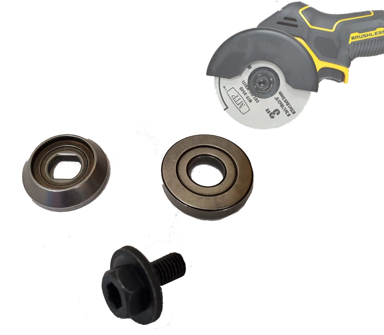 Top Inner Flange Lock Blade Bolt Compatible for Dewalt DCS438B 3" Cut ...