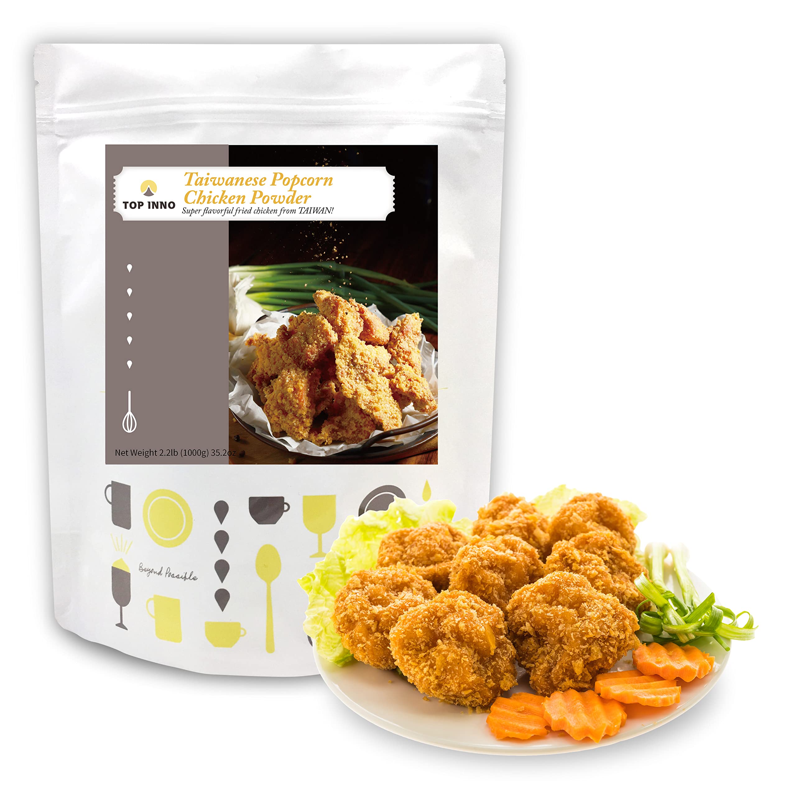 Top Inno Taiwanese Popcorn CI30 Chicken Powder, Fried Chicken Batter ...