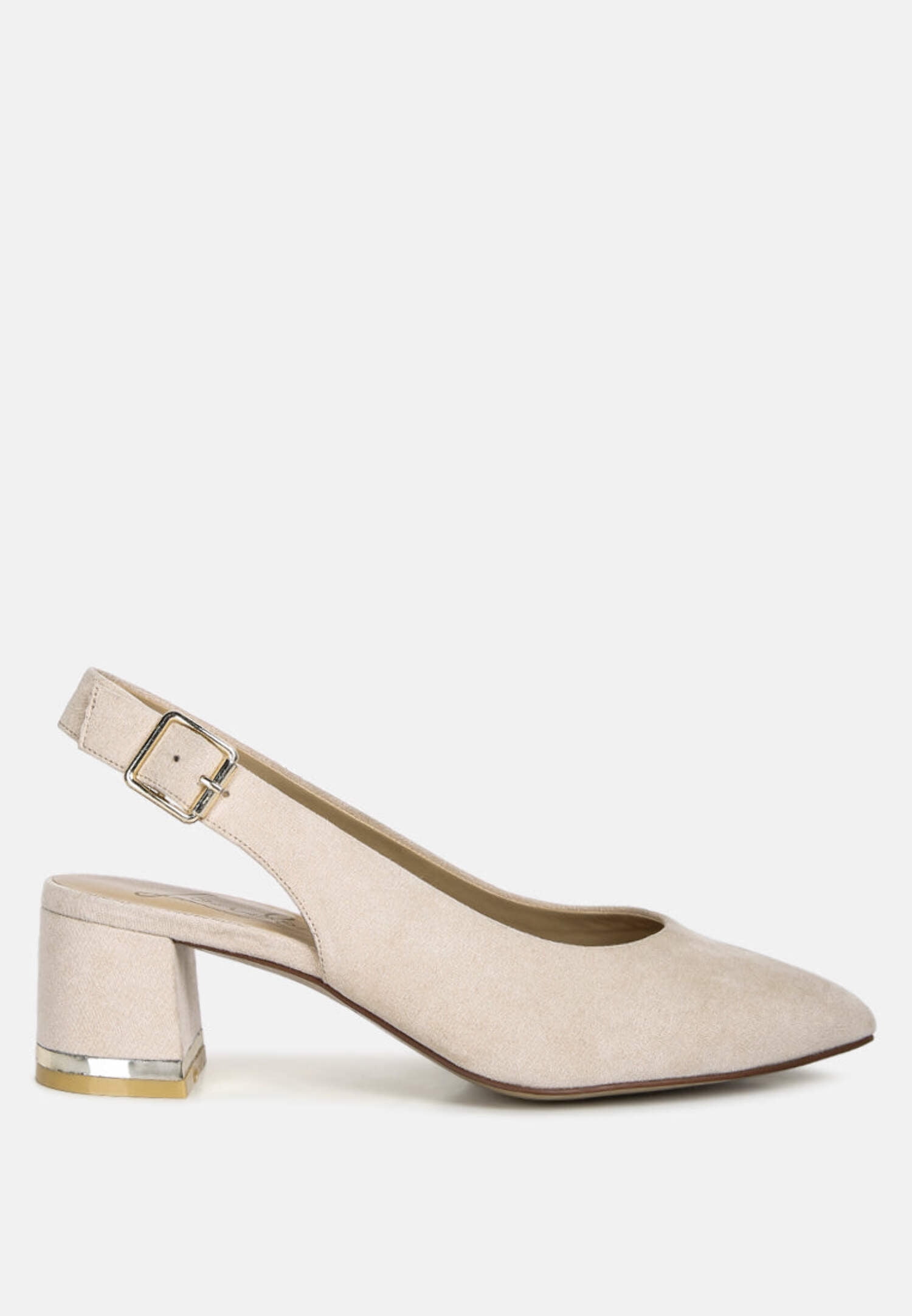 Top Job Micro Suede Slingback Sandals - Walmart.com