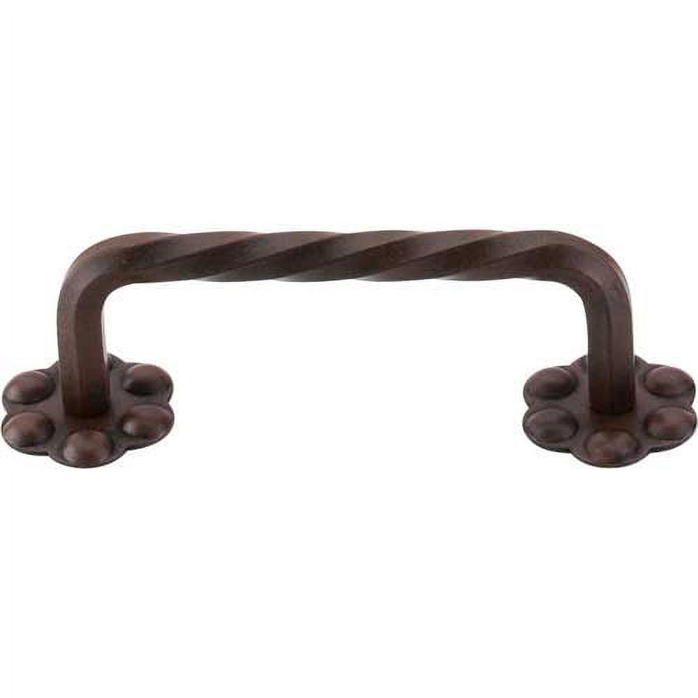 Top Knobs Normandy Thin Twisted D-Pull with Backplate - Walmart.com