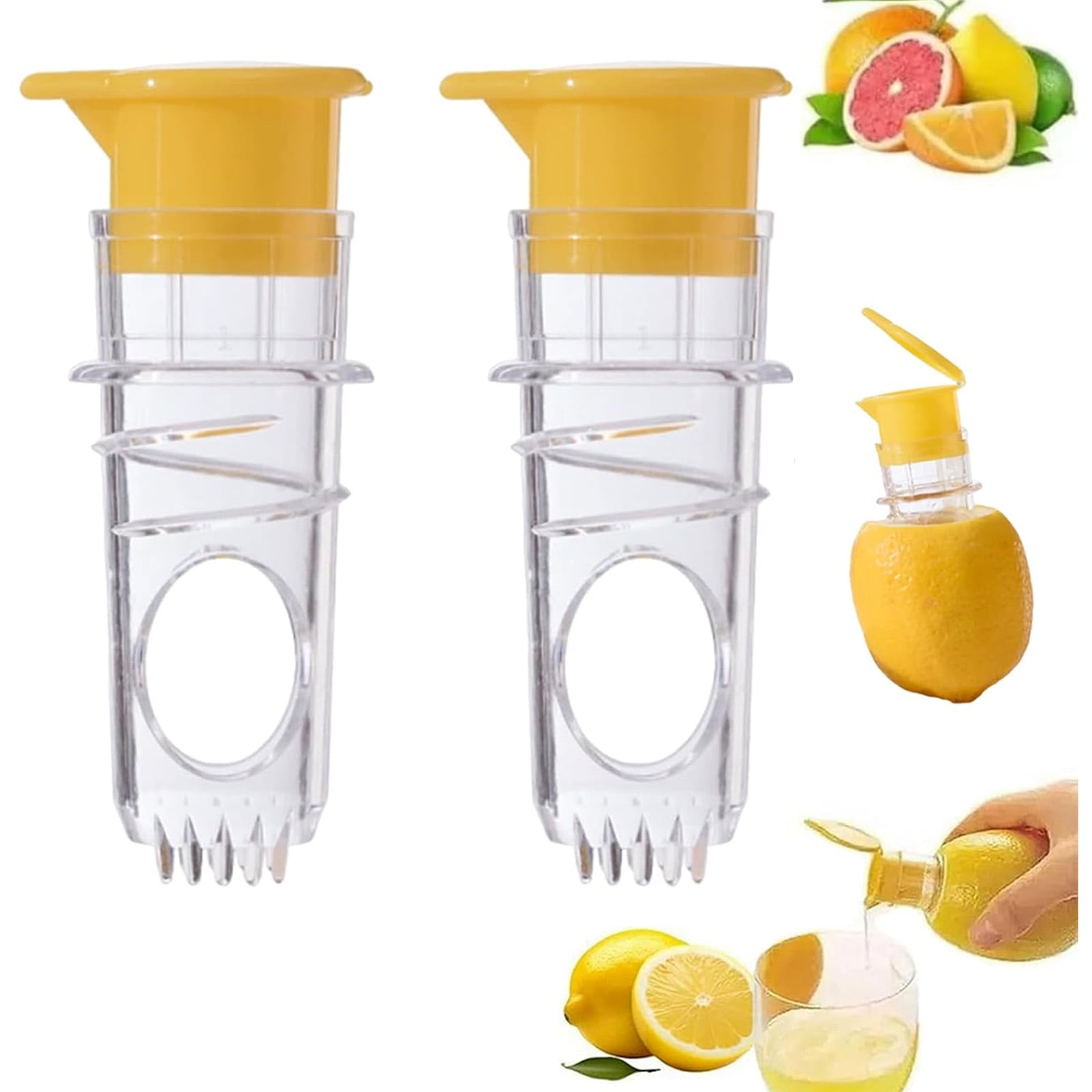 Top Lemon Squeezer, 2025 New Screw-Top Lemon Squeezer, Portable Lemon ...