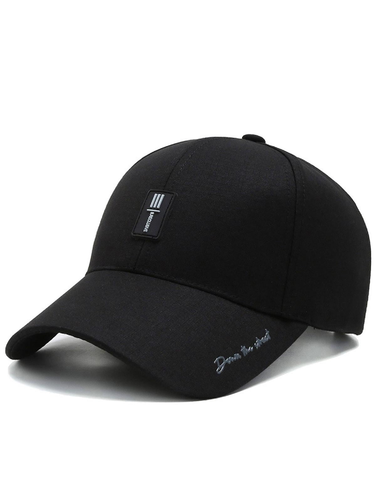 Top Level Baseball Cap for Men Exquisite Simple Tennis Cap Curved Brim ...