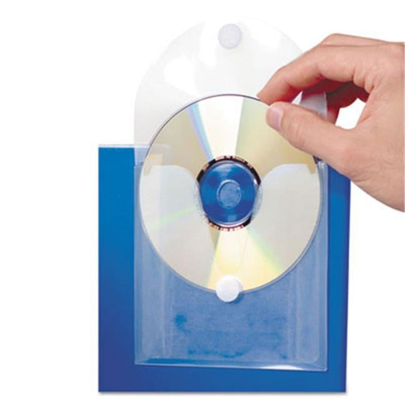 Top Loaded Adhesive CD/DVD Pockets 1 CD/DVD 5 Pack CLEAR () - Walmart.com