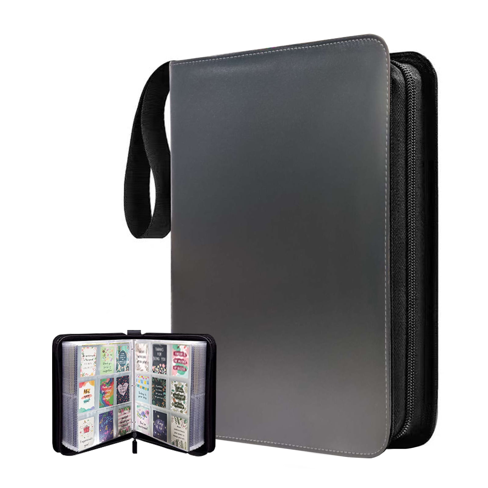 Top Loader Binder, Trading Card Binder, 900 Cards Binder, 9-Pocket 50 ...