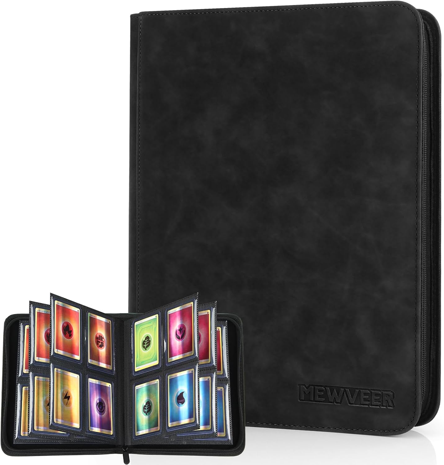 Top Loader Card Binder, Holds 112 Top Loaders Storage, 4 Pockets with ...