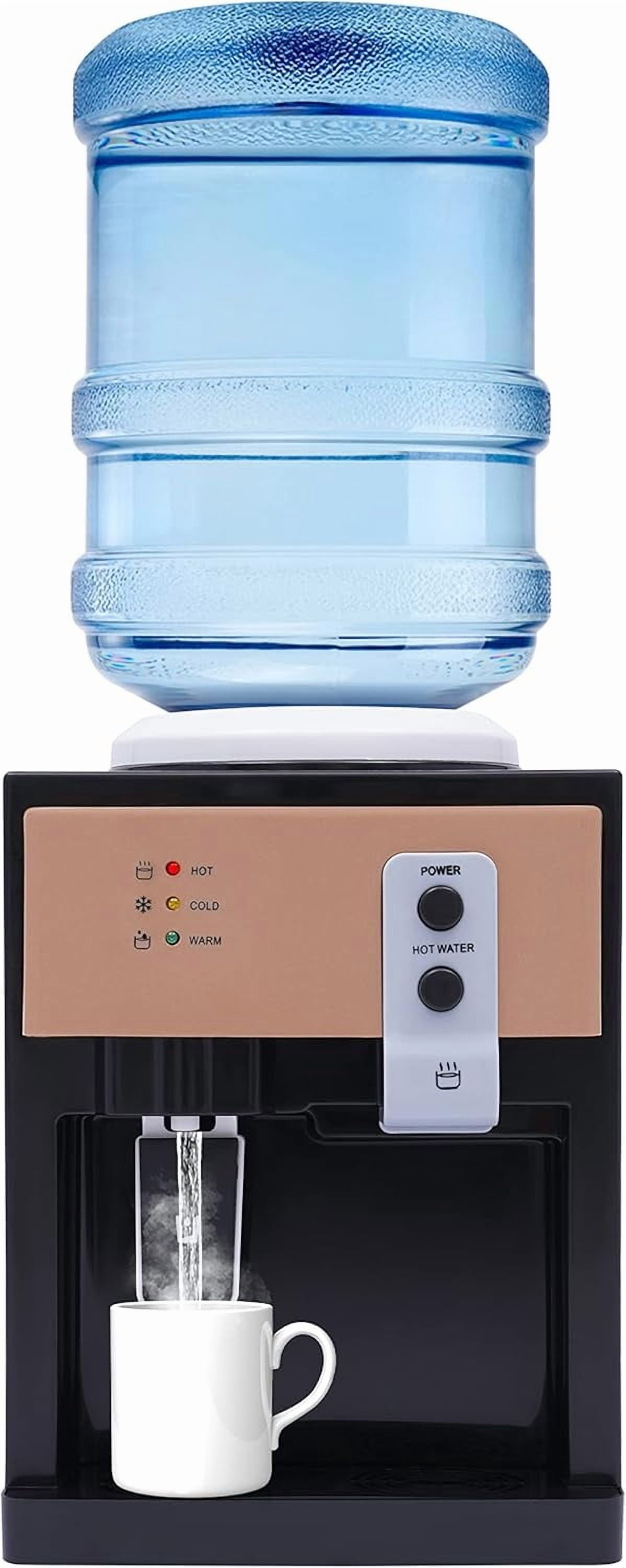 Top Loading Water Cooler Dispenser, Desktop Electric Hot and Cold ...