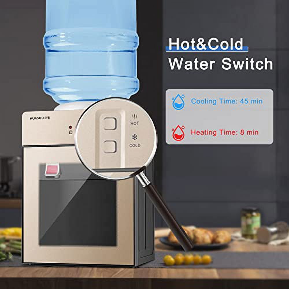 Top Loading Water Dispenser,3 in 1 Chiller Dispenser Mini Water Machine ...