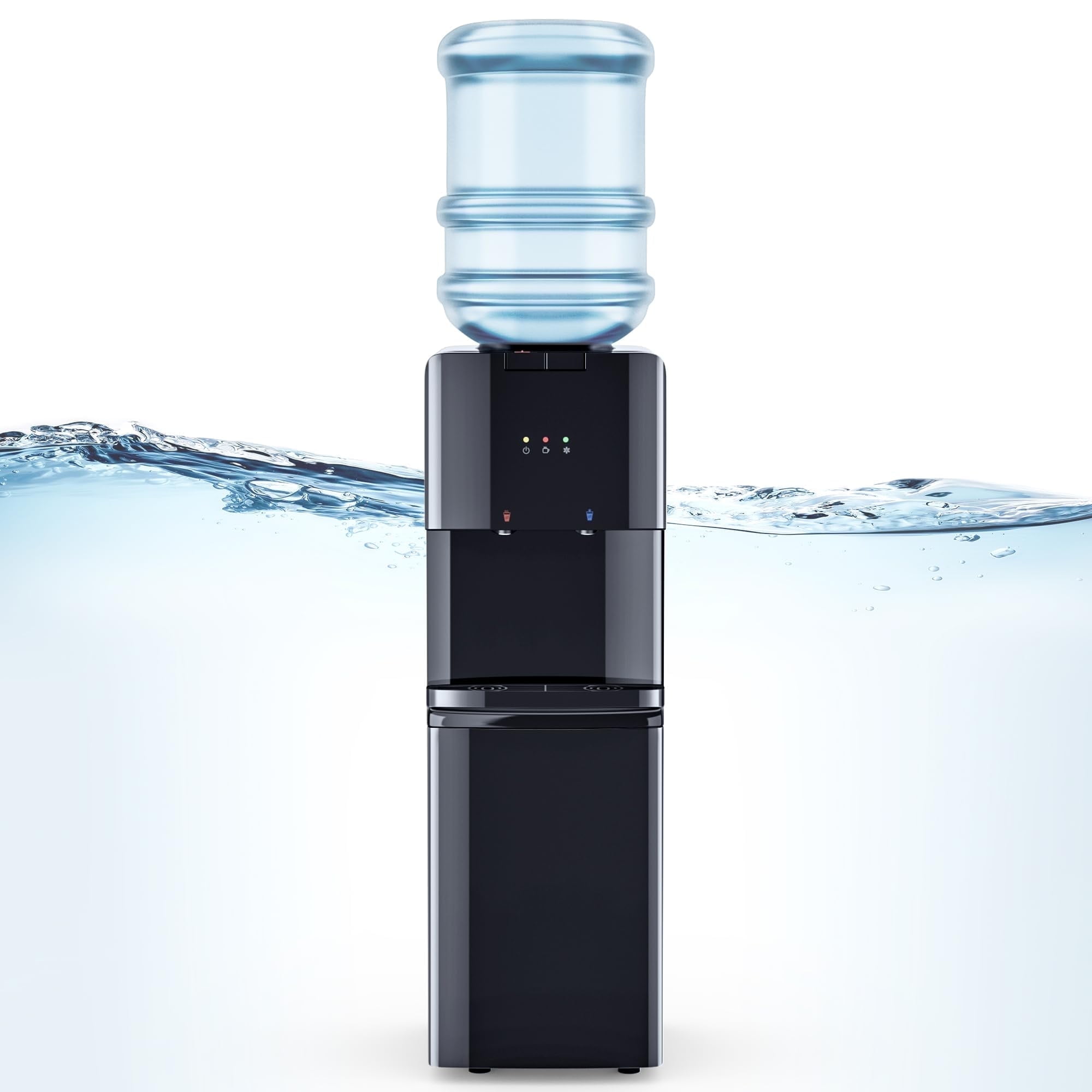 Manastin Top Loading Water Dispenser - Hot and Cold Water, Child Lock ...
