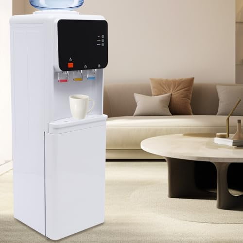 Top Loading Water Dispenser, 500W Standing Hot& Cold Water Dispenser ...
