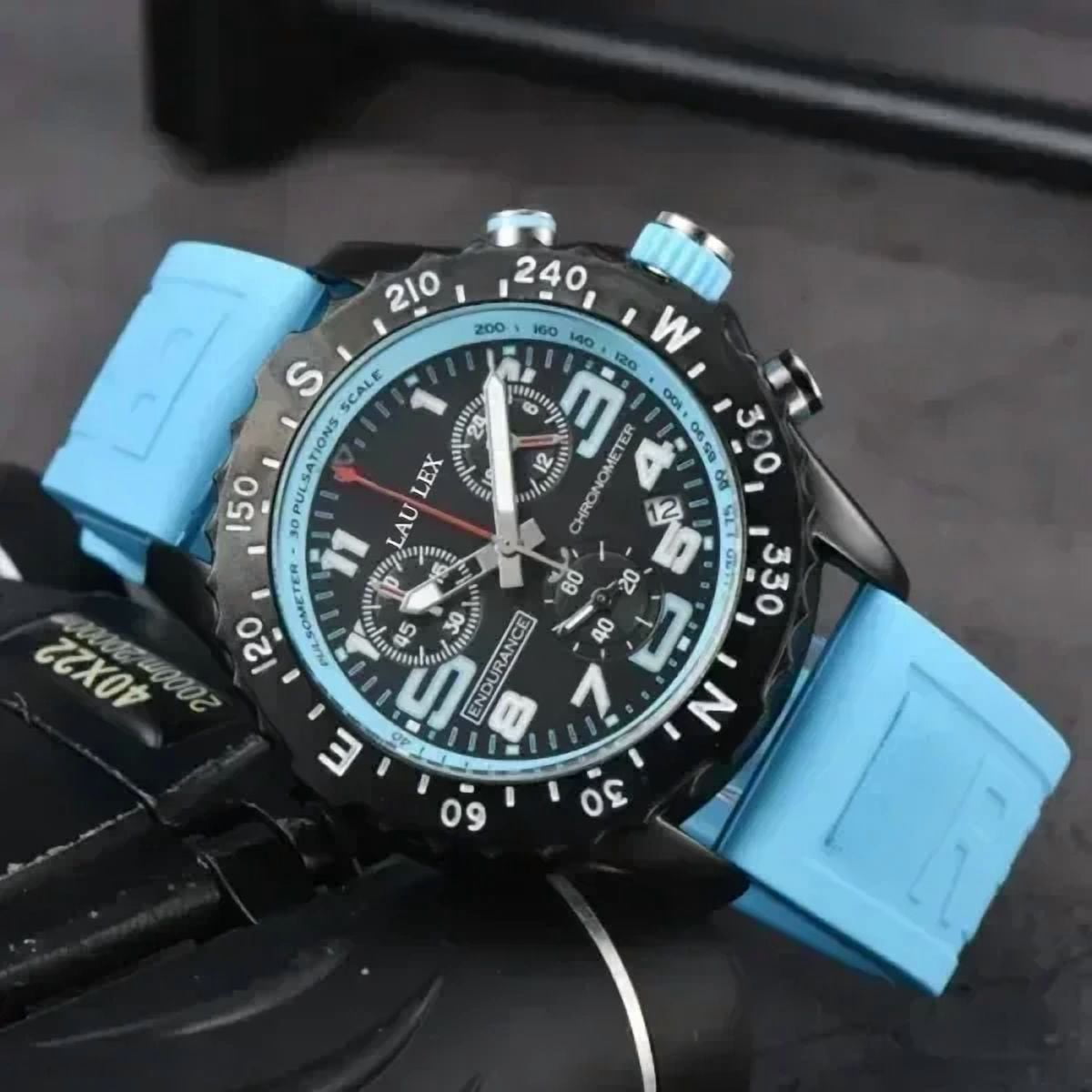 Top Luxury Men' Watch Quartz Endurance Pro Avenger Chronograph 44mm ...