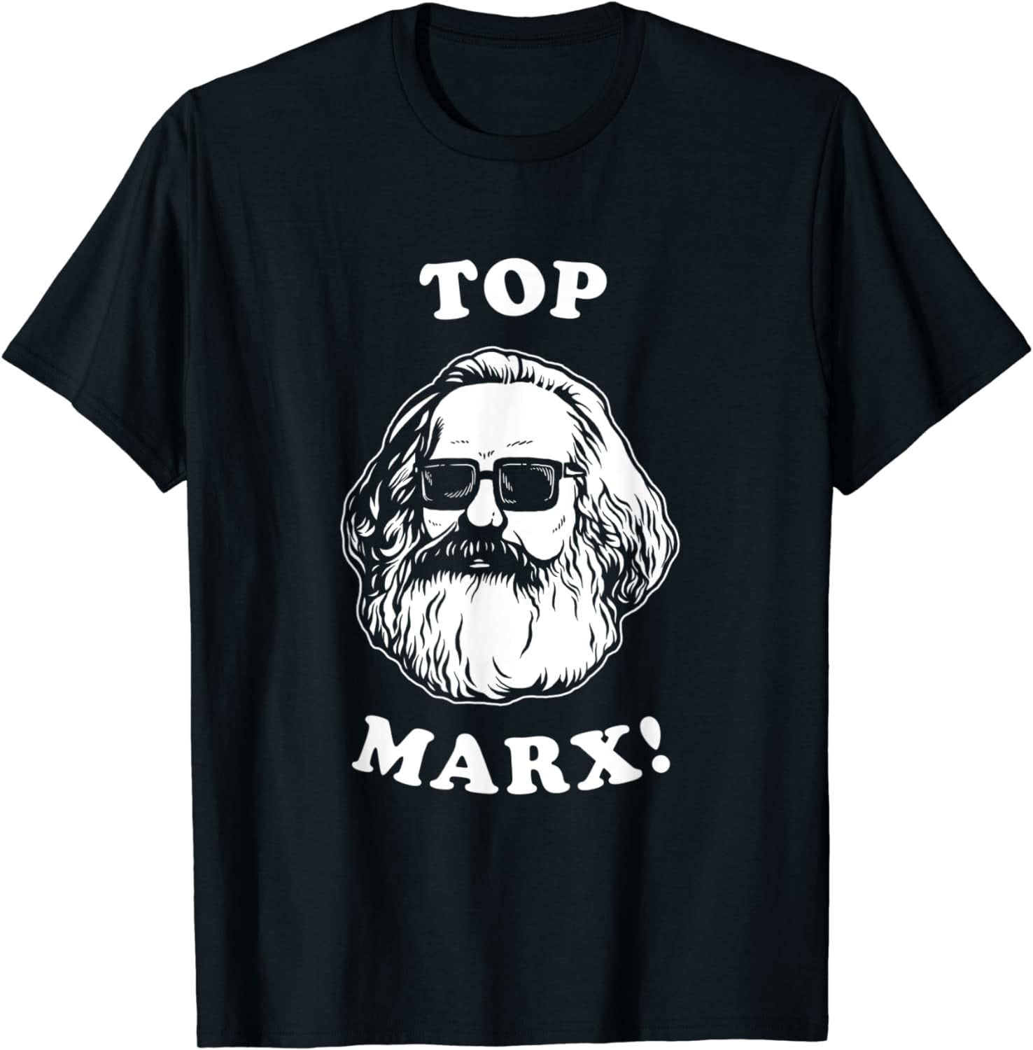 Top Marx - Funny Karl Marx Communism Socialist T-Shirt - Walmart.com