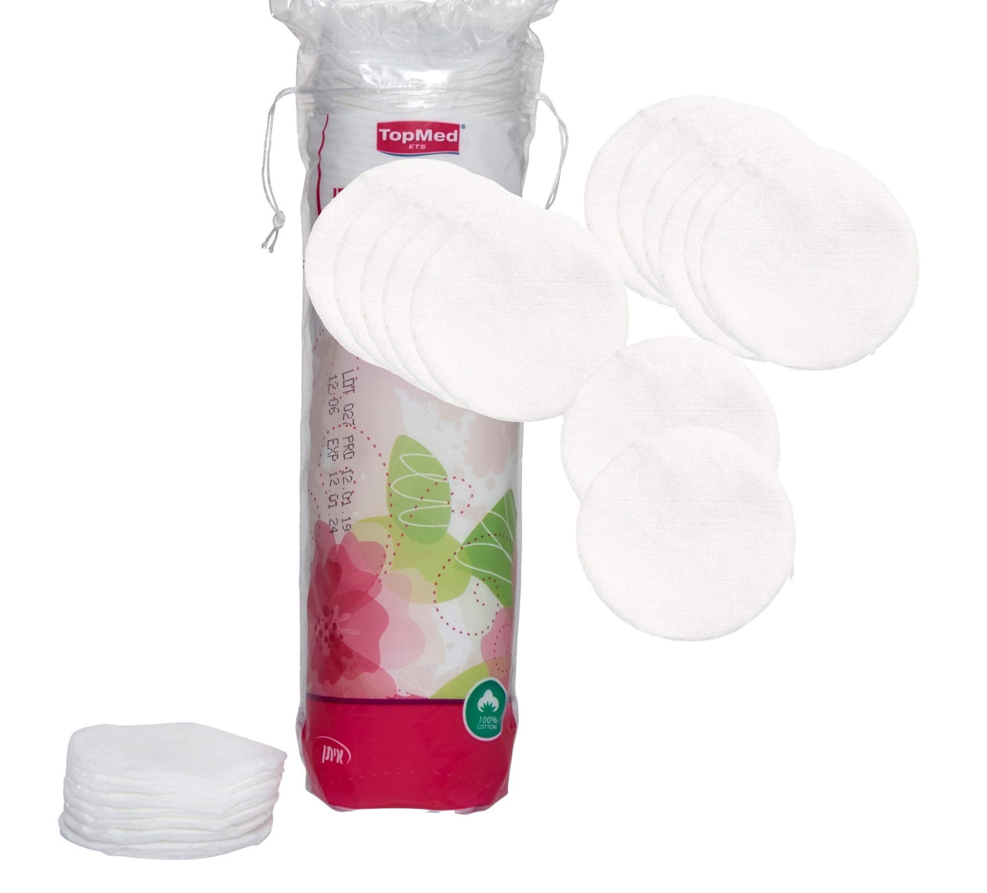 Top Med Cotton Rounds Multipack - Pack of 6, 80 Count Per Pack 480 ...