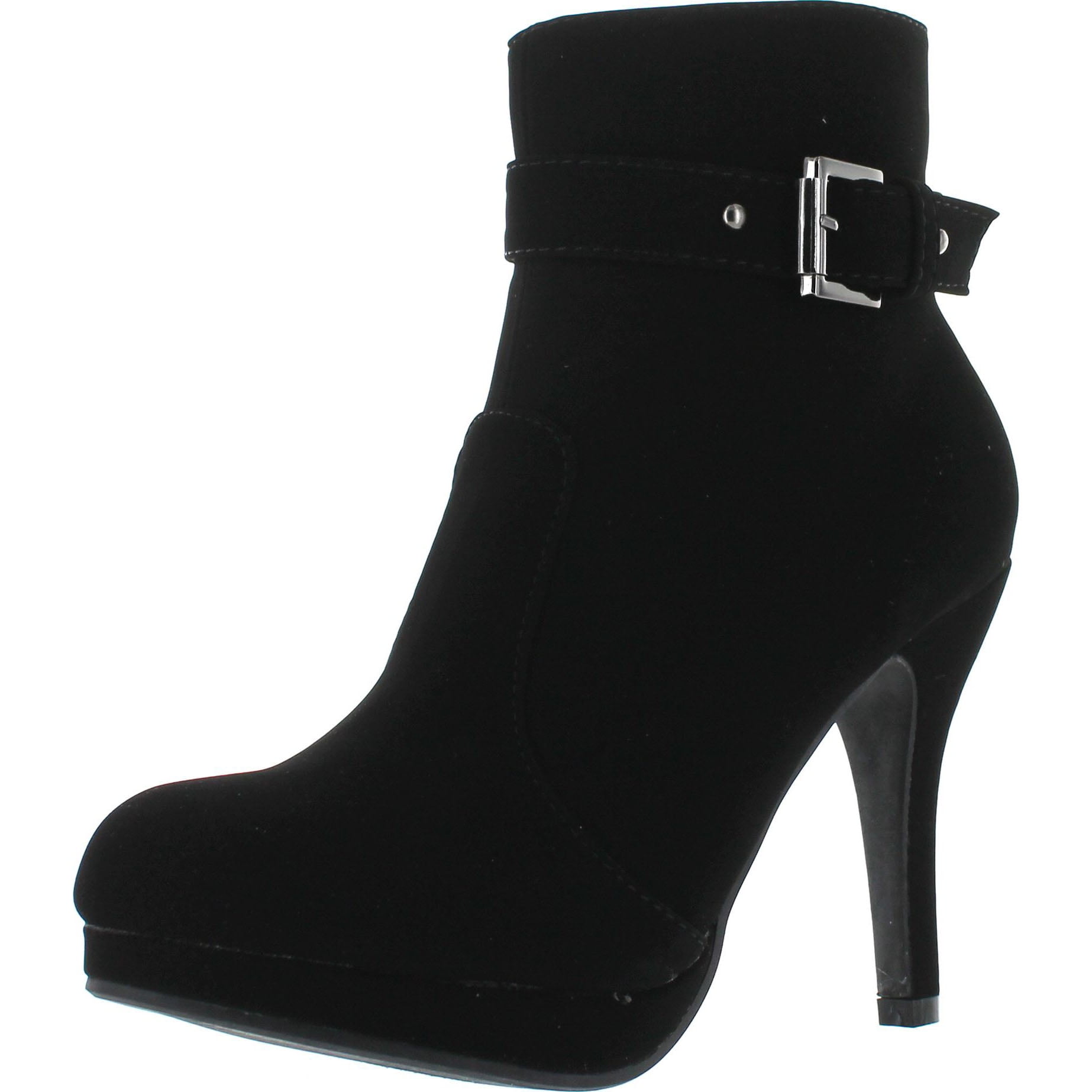 Top Moda GEORGE-15 Women's Strap Buckle Stiletto Heel Ankle Booties ...
