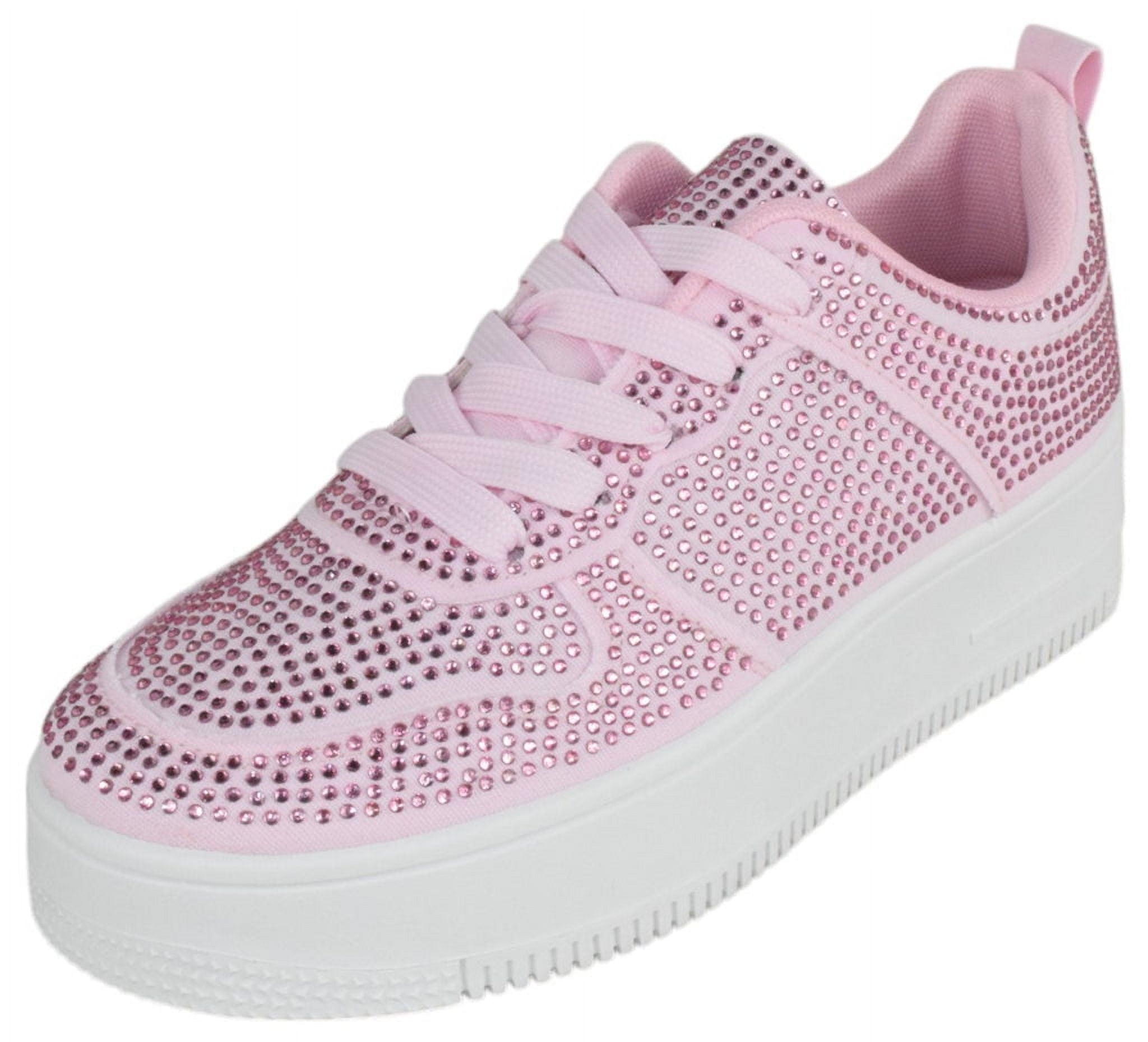 Top Moda Shoes Women Fashion Platform Sneakers Crystals Rhinestone ...
