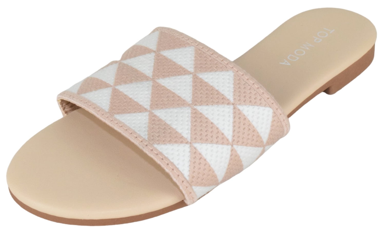 Top Moda Shoes Women Flip Flops Patterned Sandals Casual Slide Slides ...