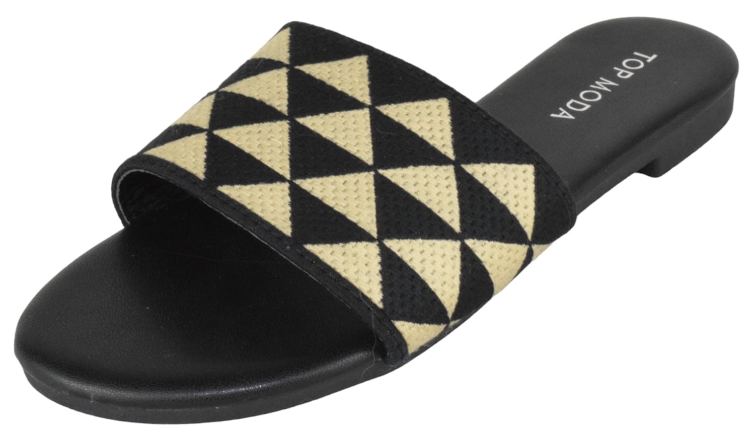 Top Moda Shoes Women Flip Flops Patterned Sandals Casual Slide Slides ...