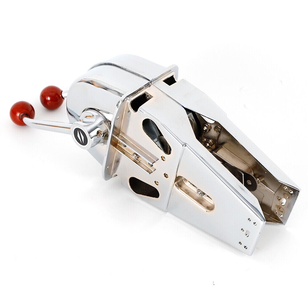 Top Mount Dual Twin Lever Marine Boat Engine Control Throttle Gear ...